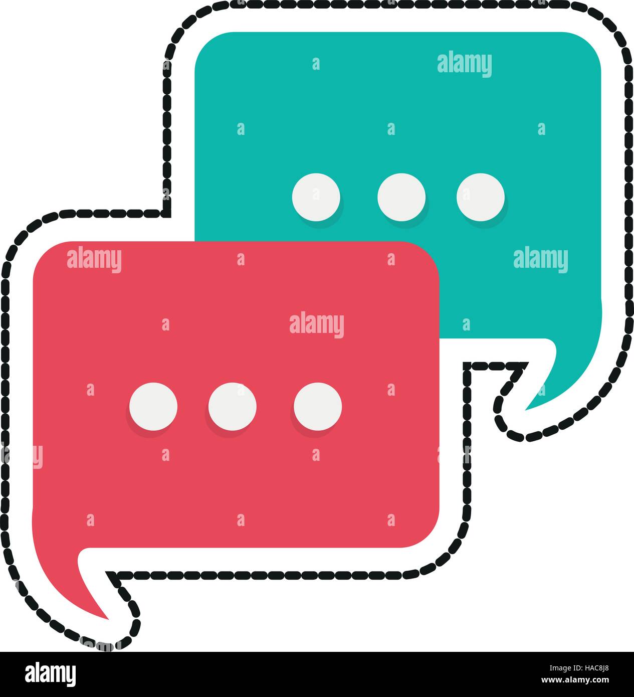 Isolated communication bubble design Stock Vector Image & Art - Alamy