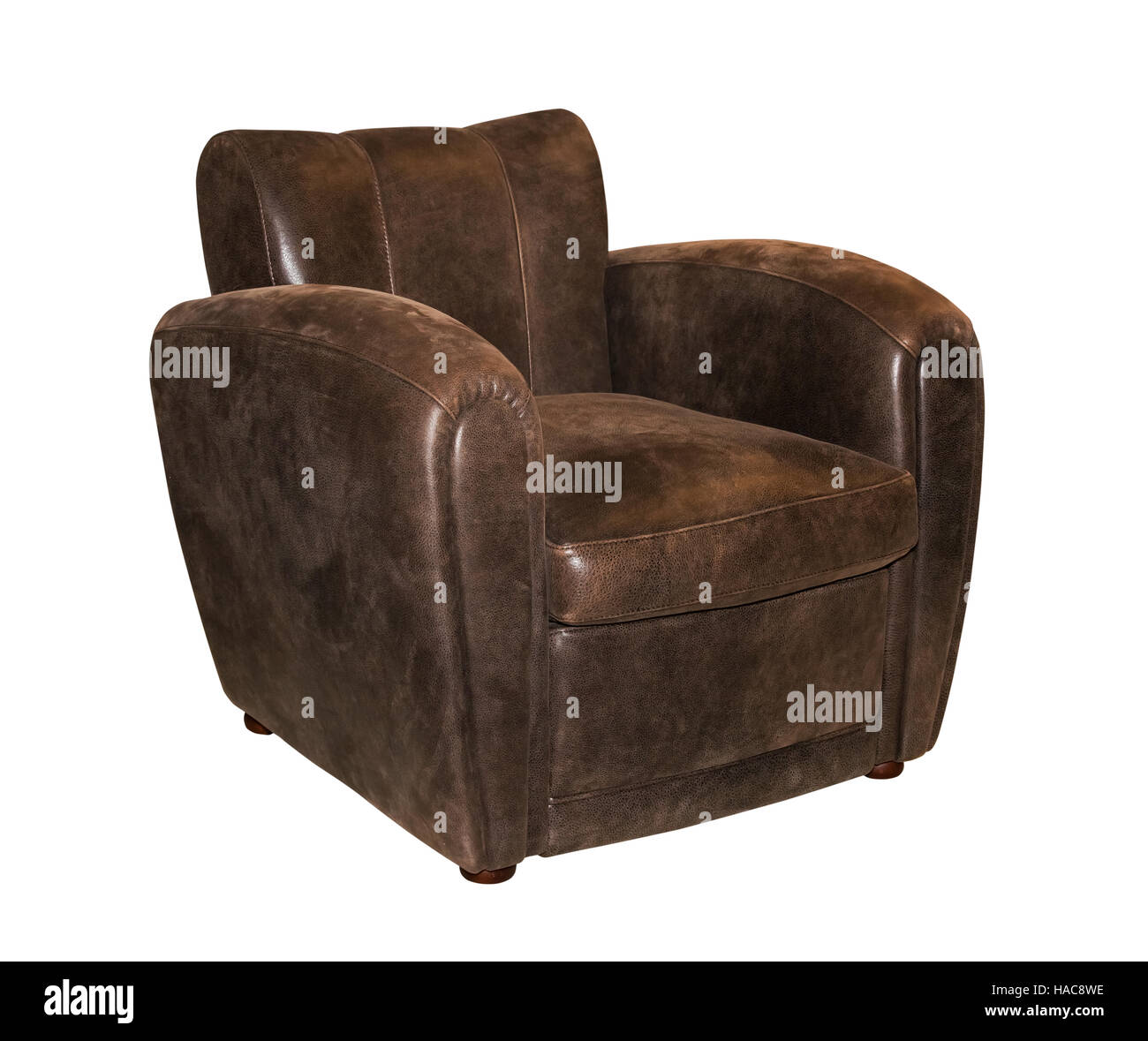 Classic leather chair Stock Photo - Alamy