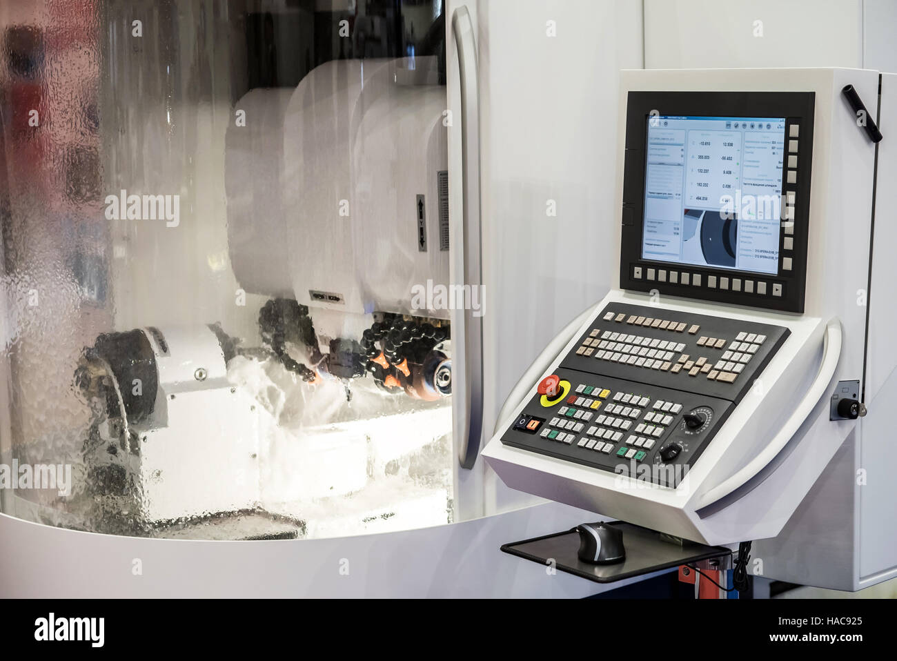 CNC turning center Stock Photo - Alamy