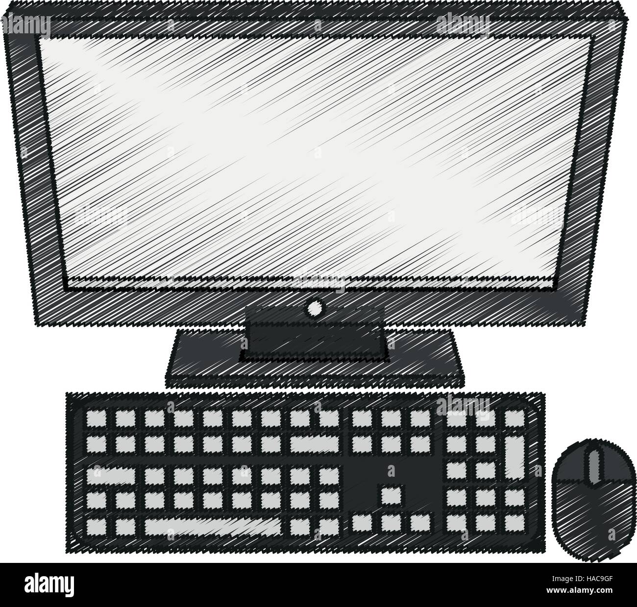 Isolated computer device design Stock Vector Image & Art - Alamy