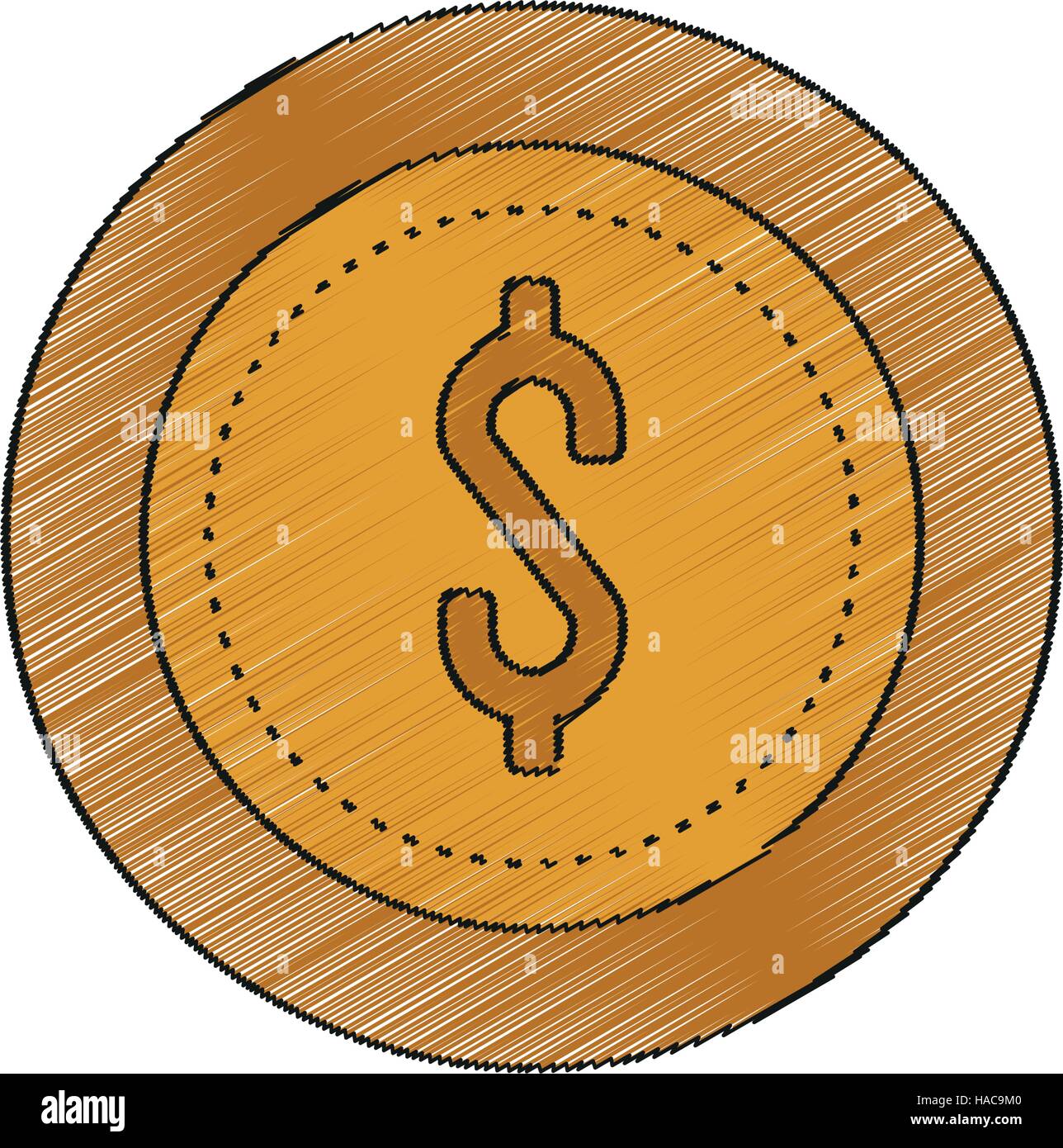 Isolated coin design Stock Vector Image & Art - Alamy