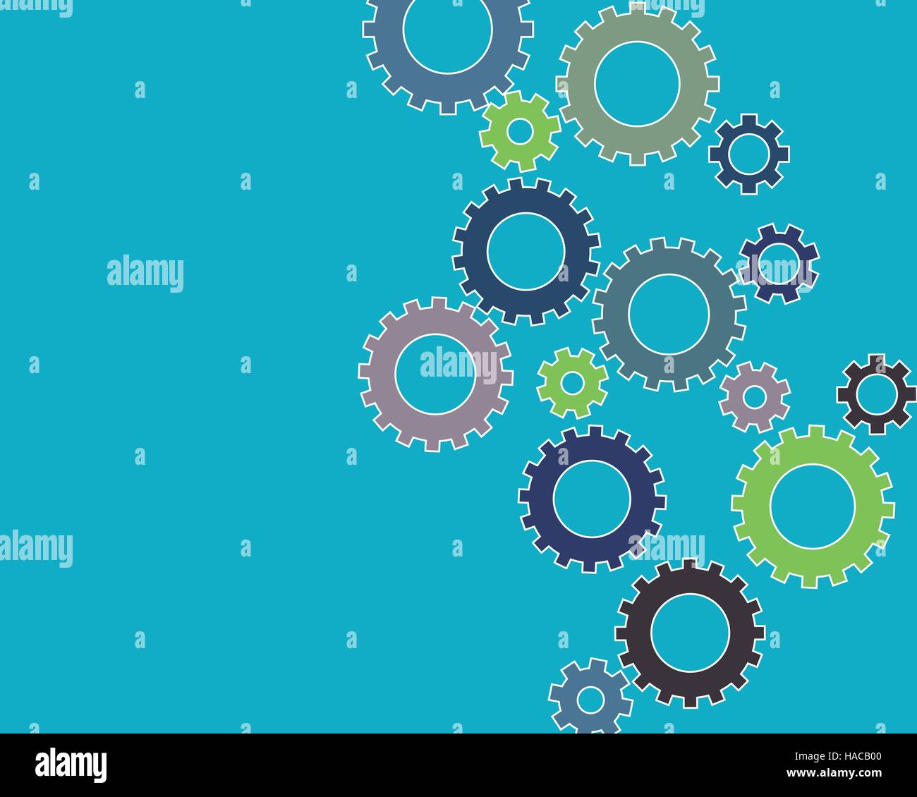 Color gears infographics Stock Vector Image & Art - Alamy