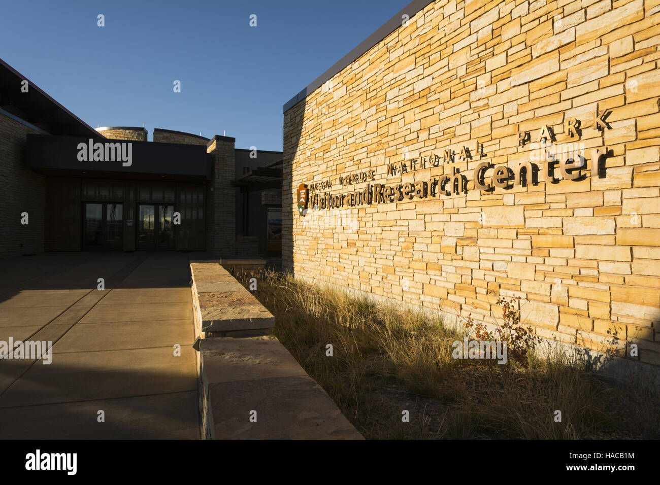 Colorado, Mesa Verde National Park, Visitor and Research Center Stock ...