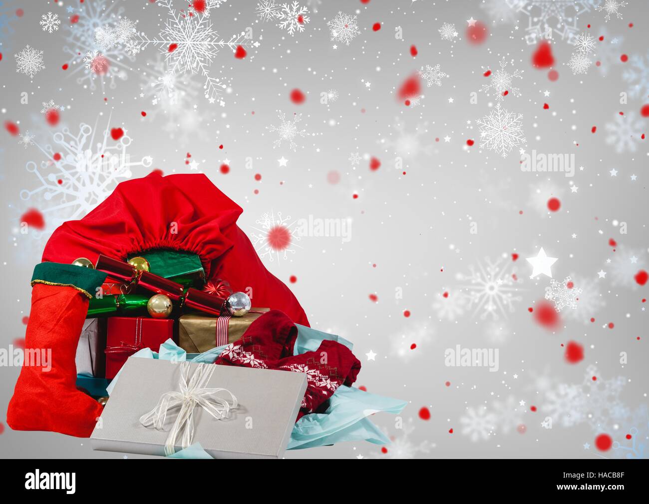 Box full of gifts hi-res stock photography and images - Alamy