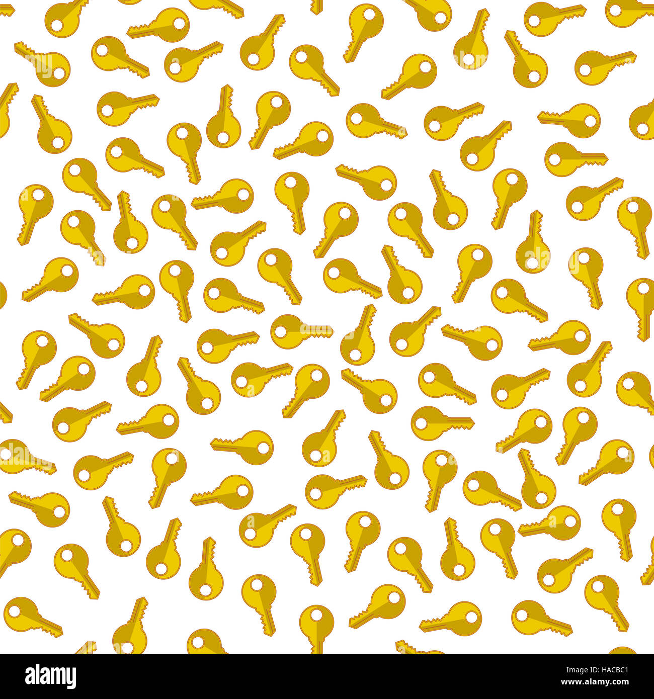 Set of Gold Keys Stock Photo - Alamy