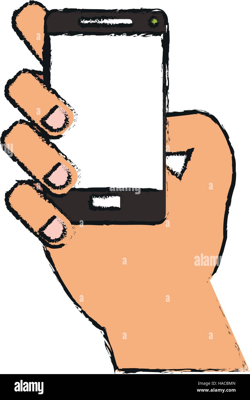 Isolated smartphone device design Stock Vector Image & Art - Alamy