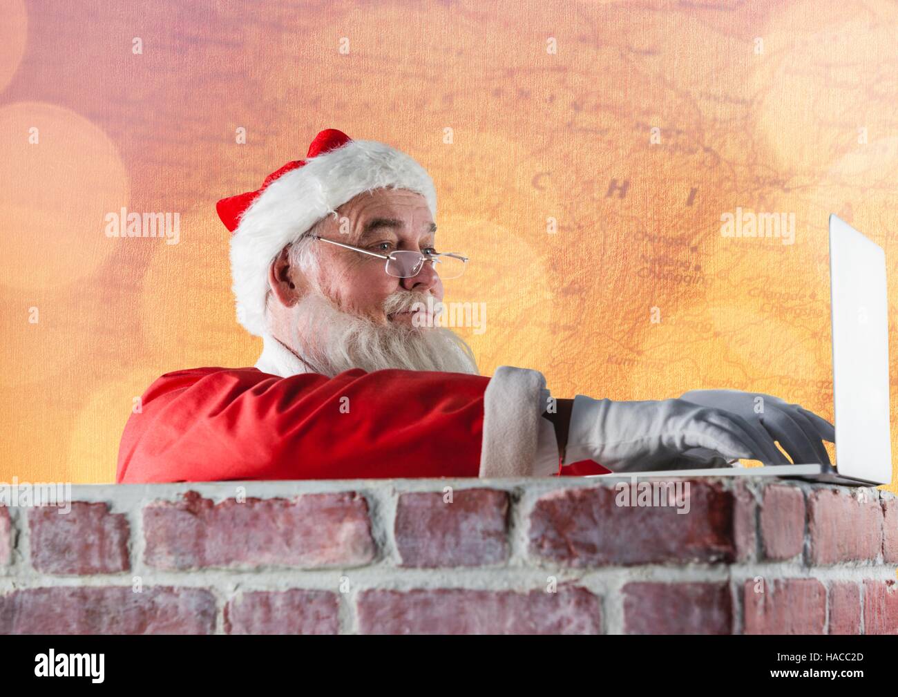 Santa claus map hi-res stock photography and images - Alamy