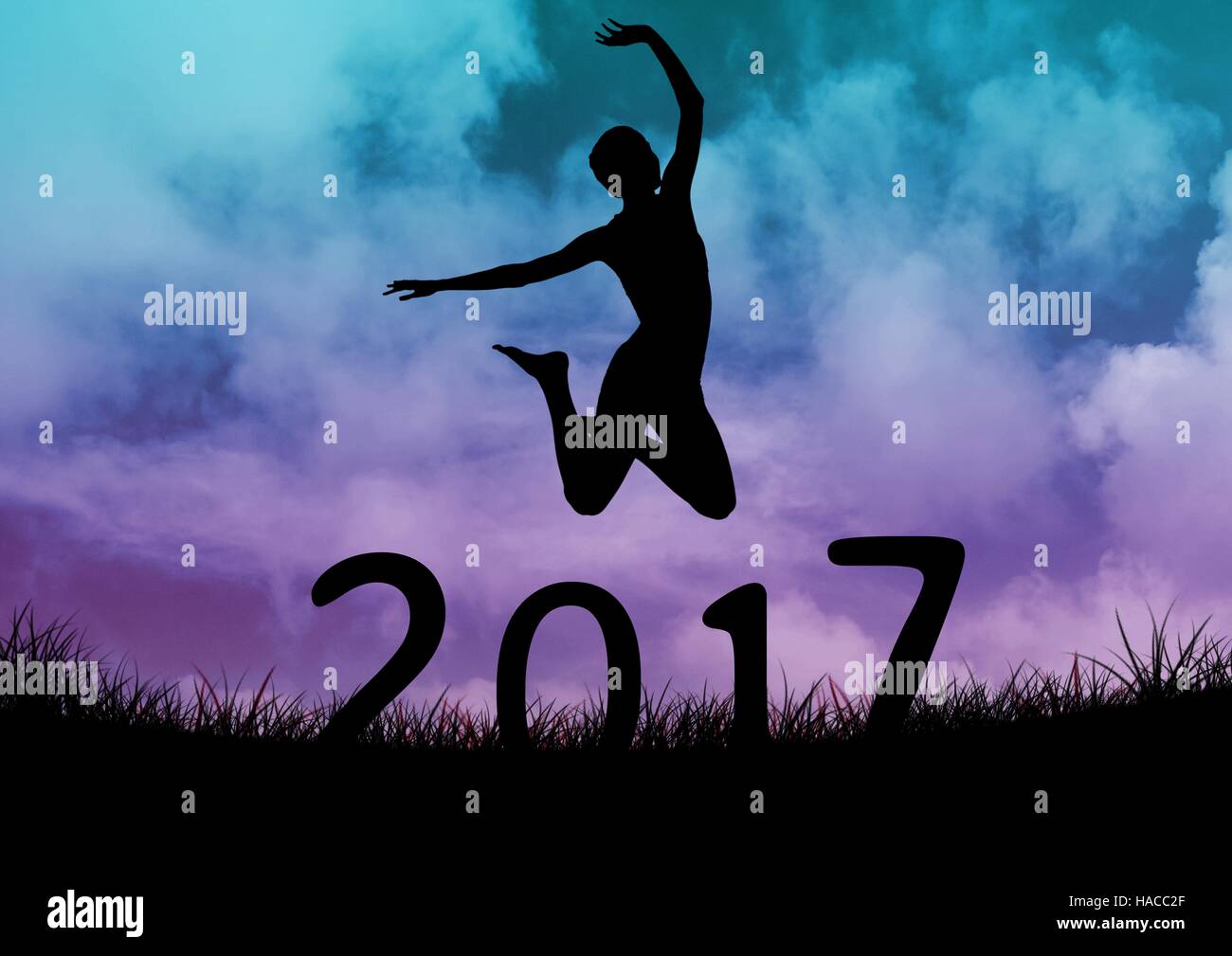 Fitness silhouette purple hi-res stock photography and images - Alamy