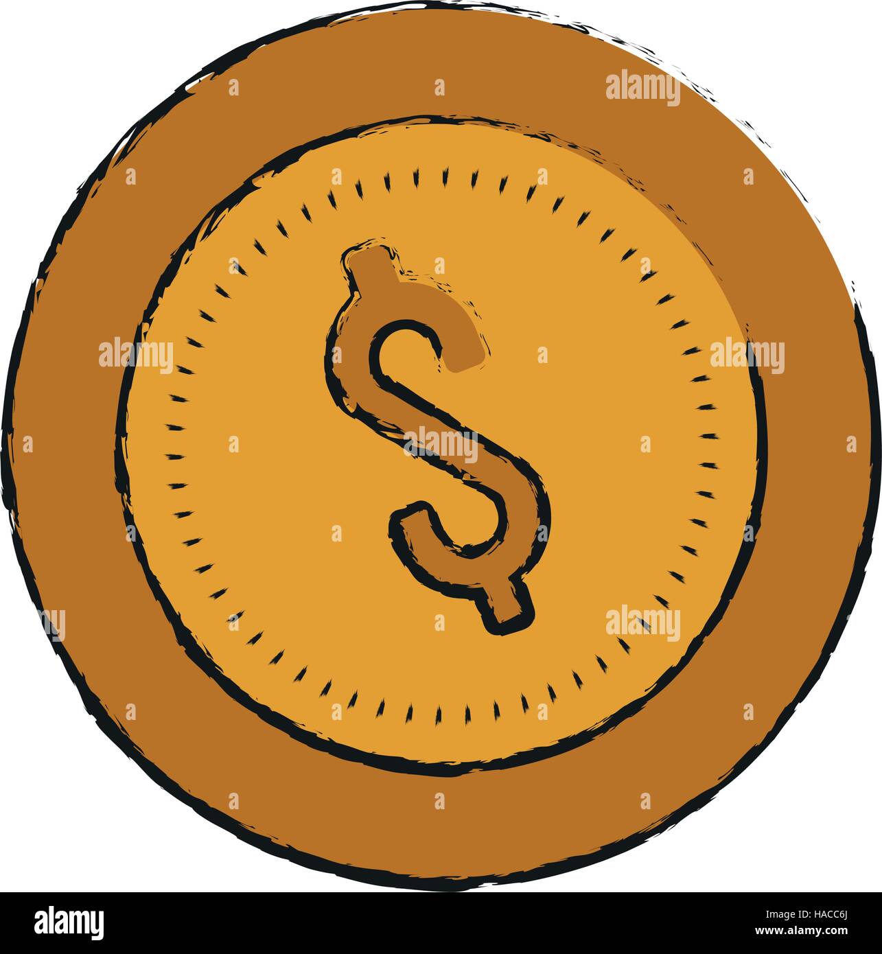 Isolated coin design Stock Vector Image & Art - Alamy