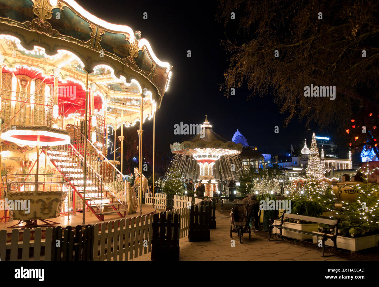 Copenhagen tivoli gardens christmas hi-res stock photography and images ...