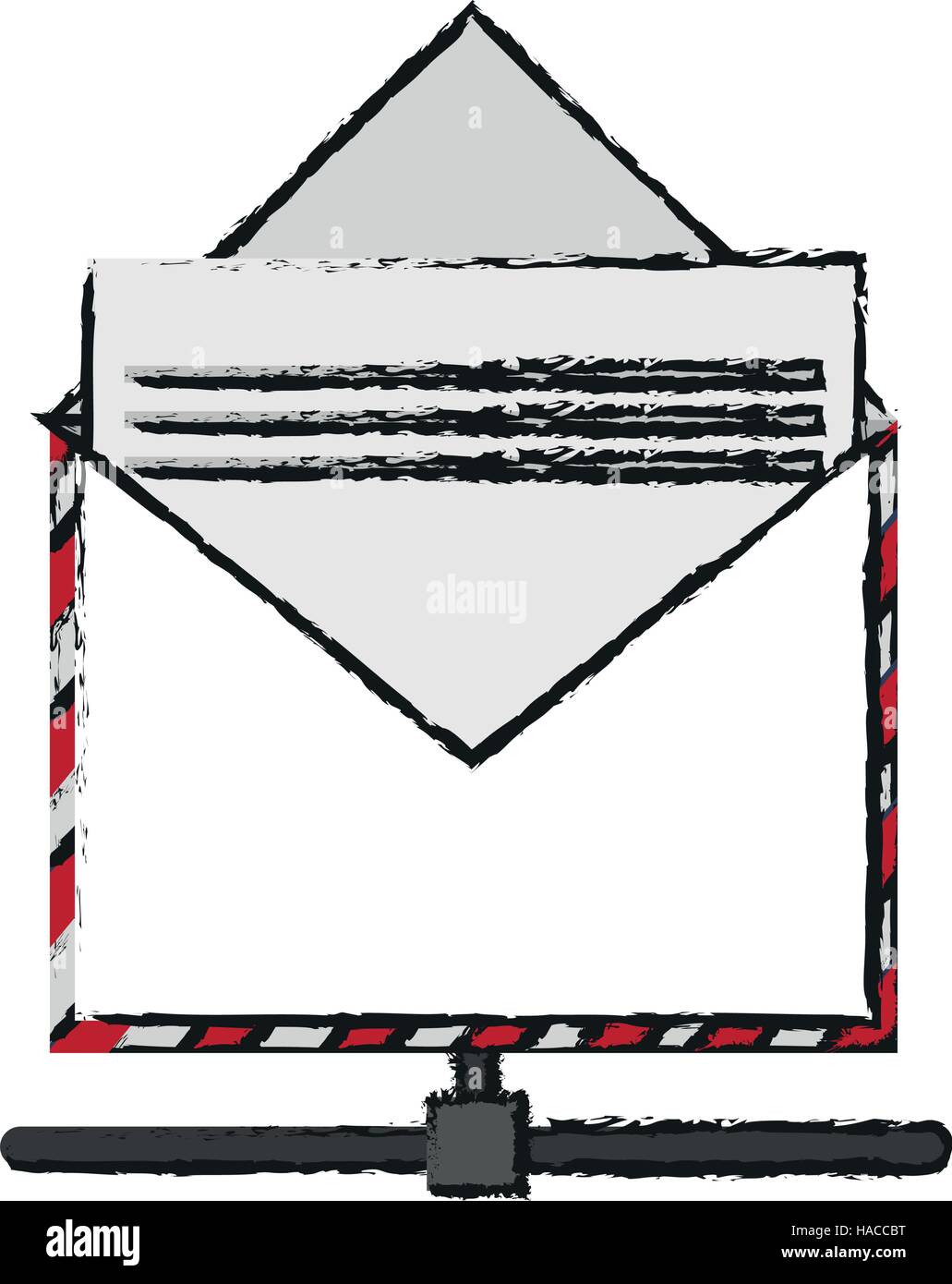 Isolated email envelope design Stock Vector Image & Art - Alamy