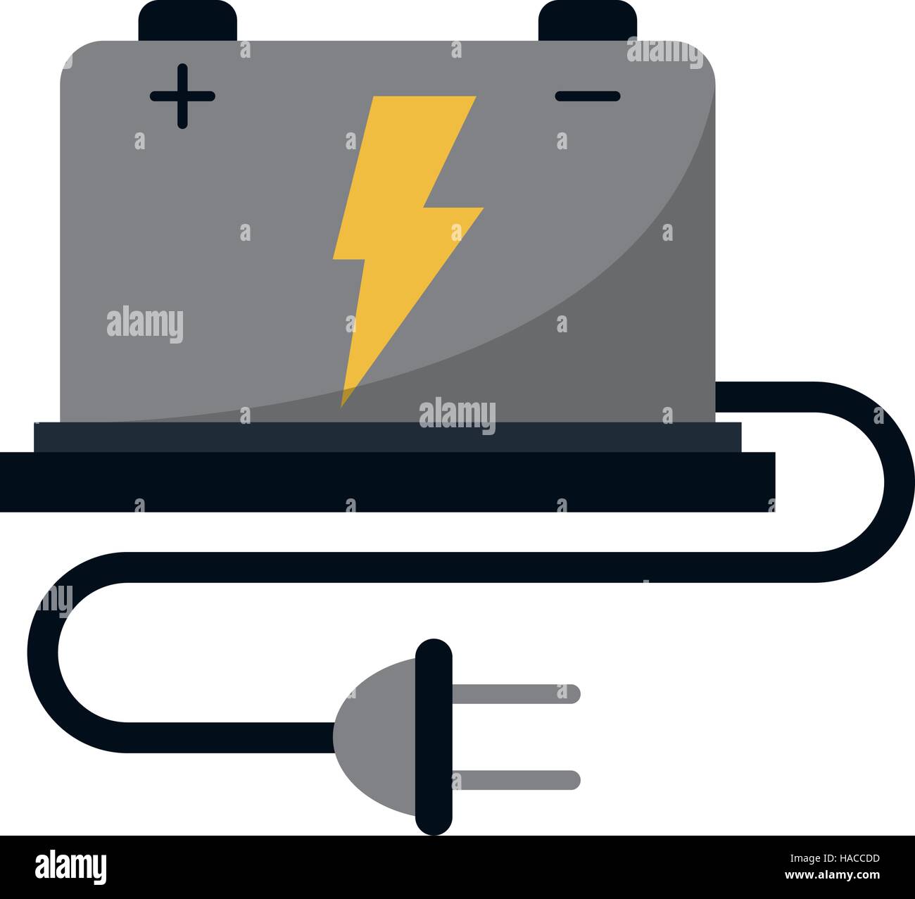car battery high voltage mechanic cable Stock Vector Image & Art - Alamy