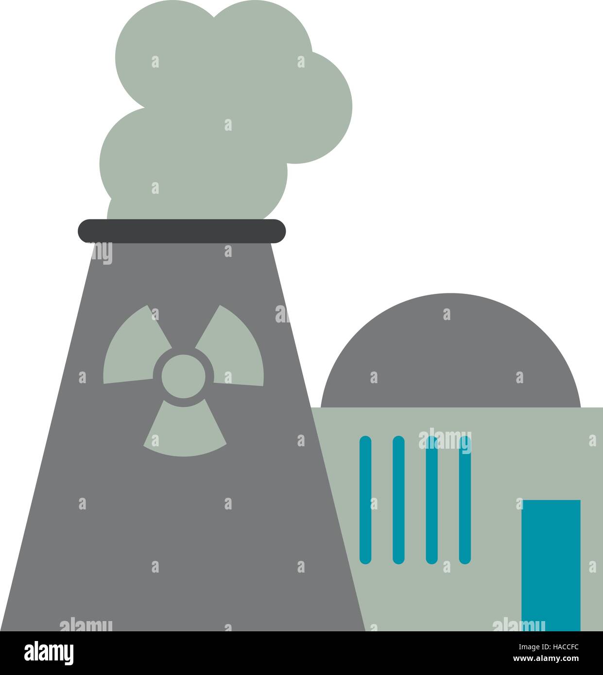 nuclear power plant tower energy Stock Vector Image & Art - Alamy