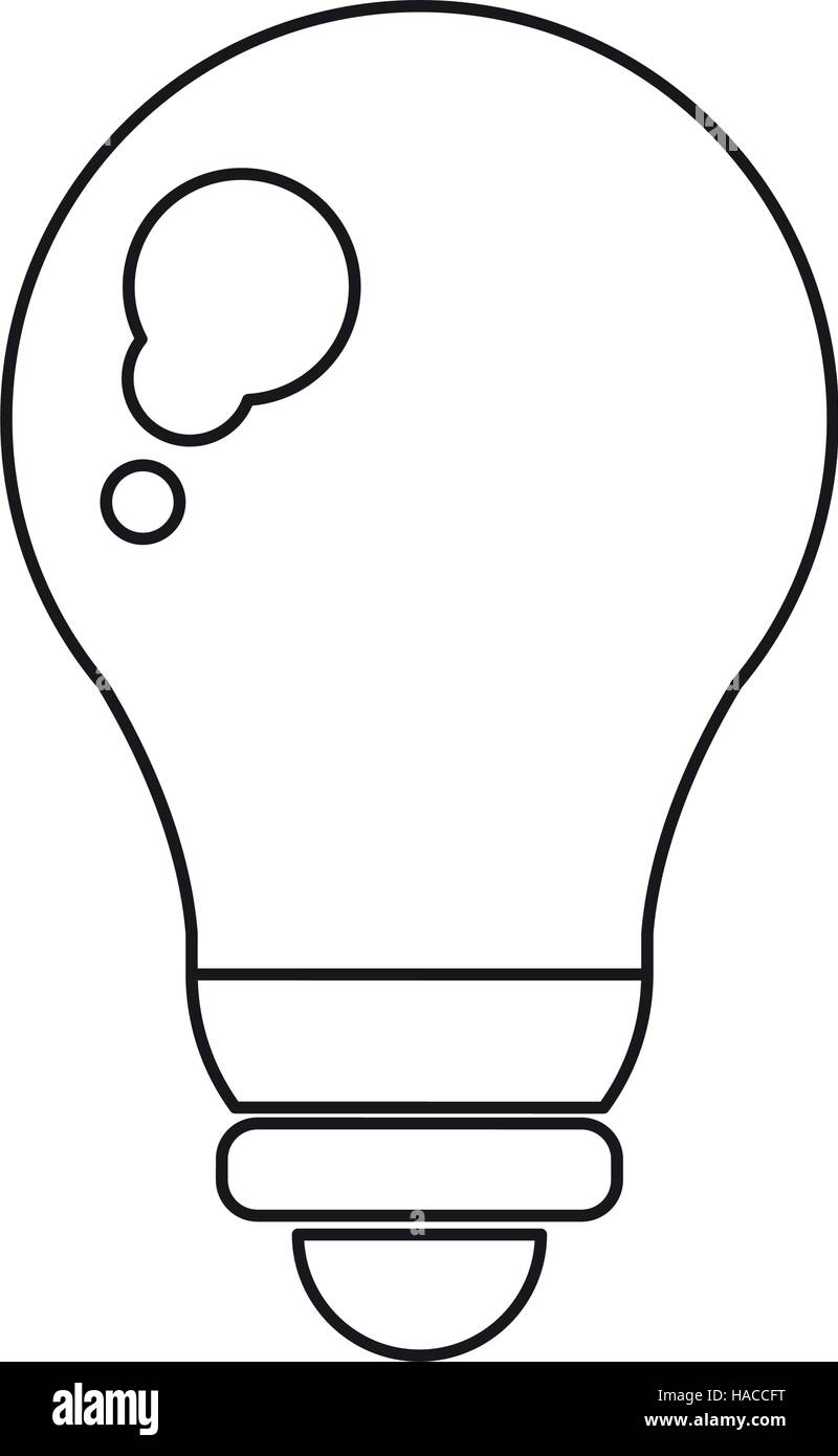 pictogram bulb light energy electricity icon Stock Vector Image & Art ...