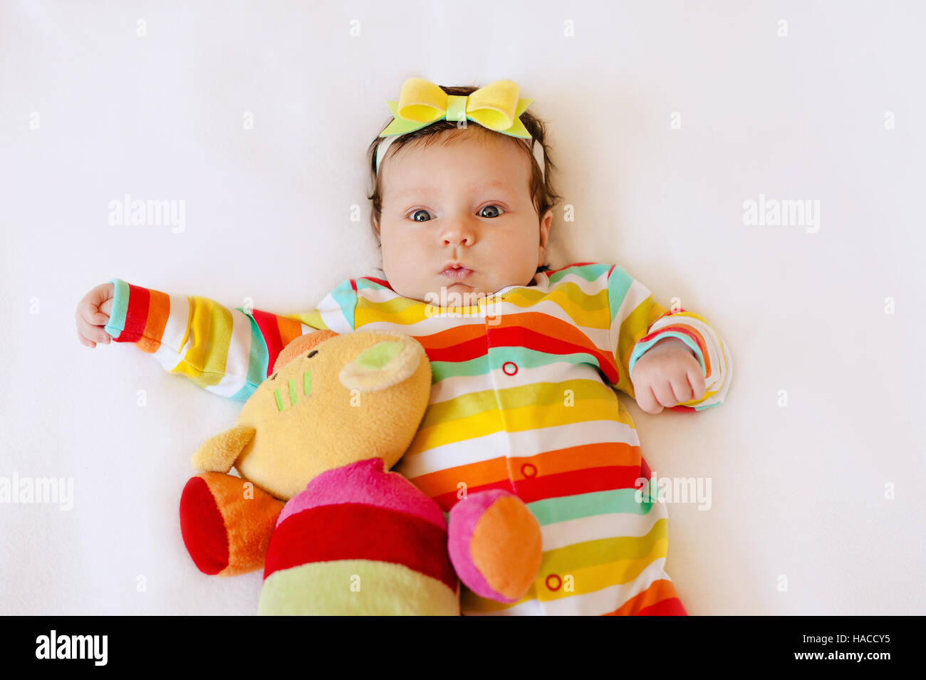 Infant girl making face hi-res stock photography and images - Alamy
