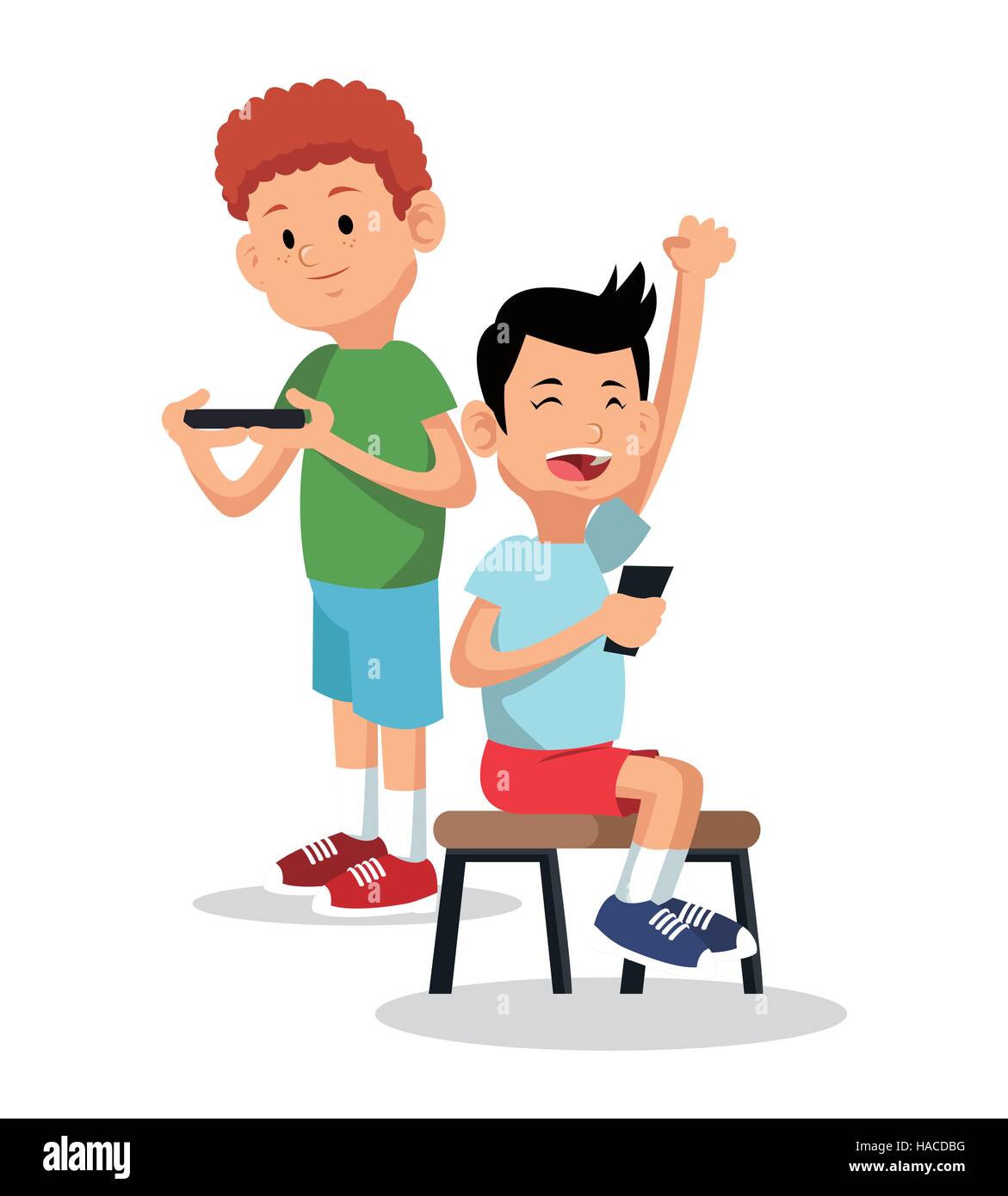 Two game mobile Stock Vector Images - Alamy