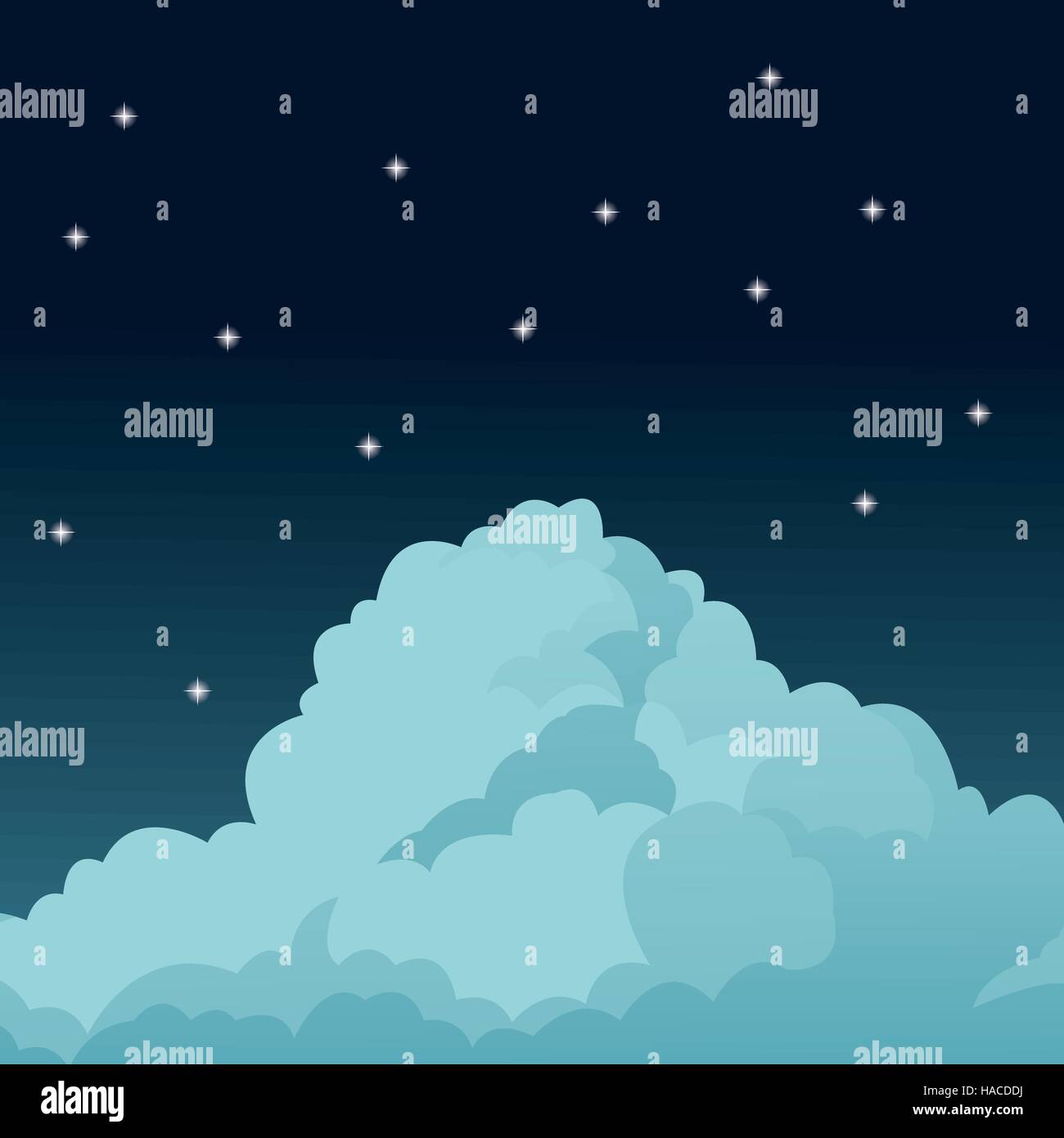 Starlight clouds Stock Vector Images - Alamy