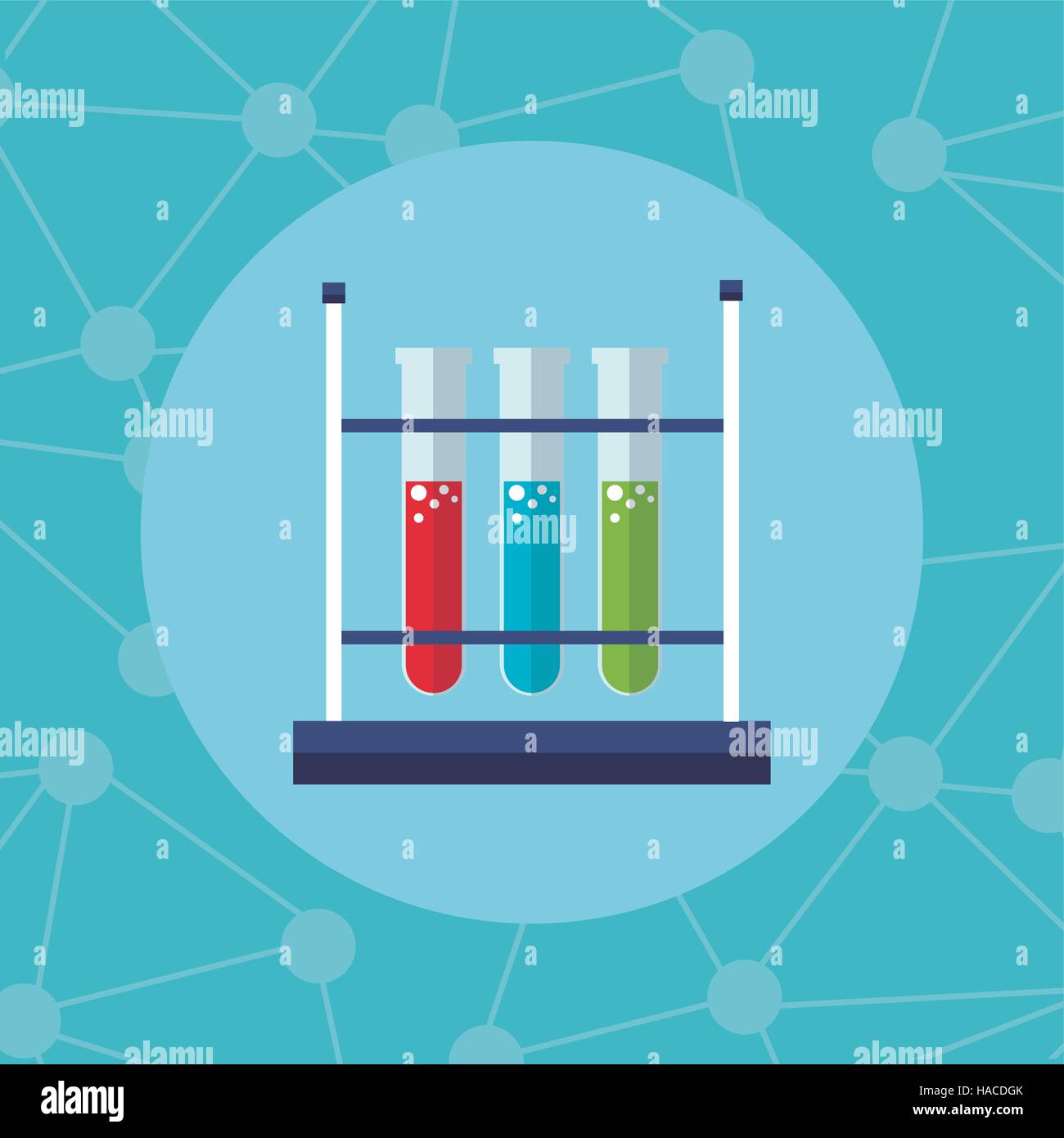 Test tube rack isolated Stock Vector Images - Alamy