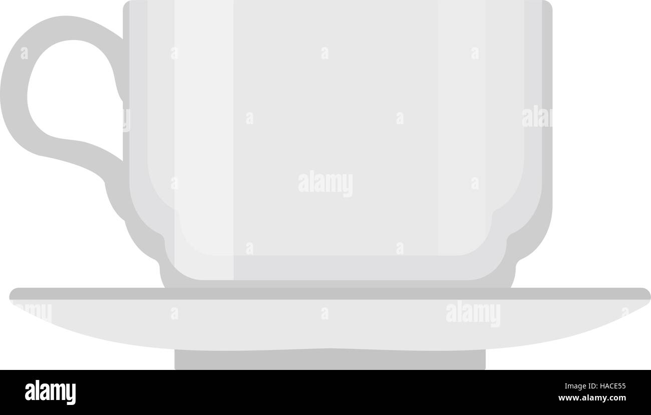 Cup icon vector flat style. Isolated on white background. illustration ...