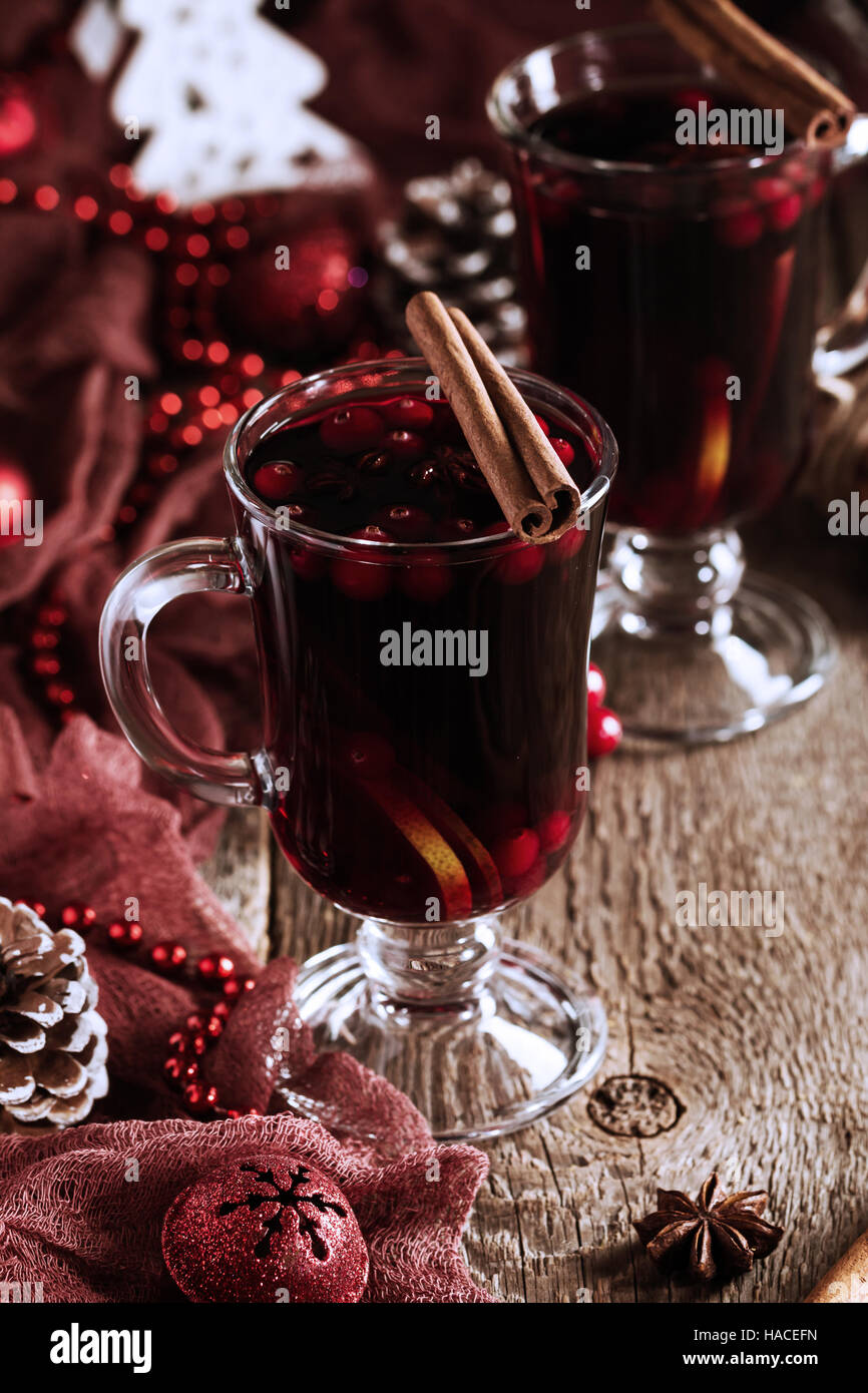 hot mulled wine Stock Photo - Alamy