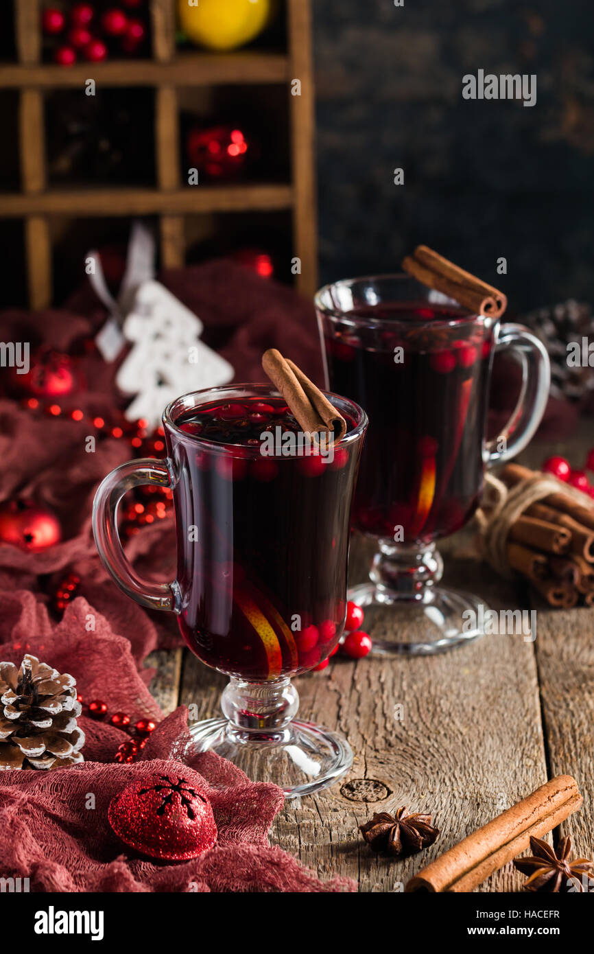 hot mulled wine Stock Photo - Alamy