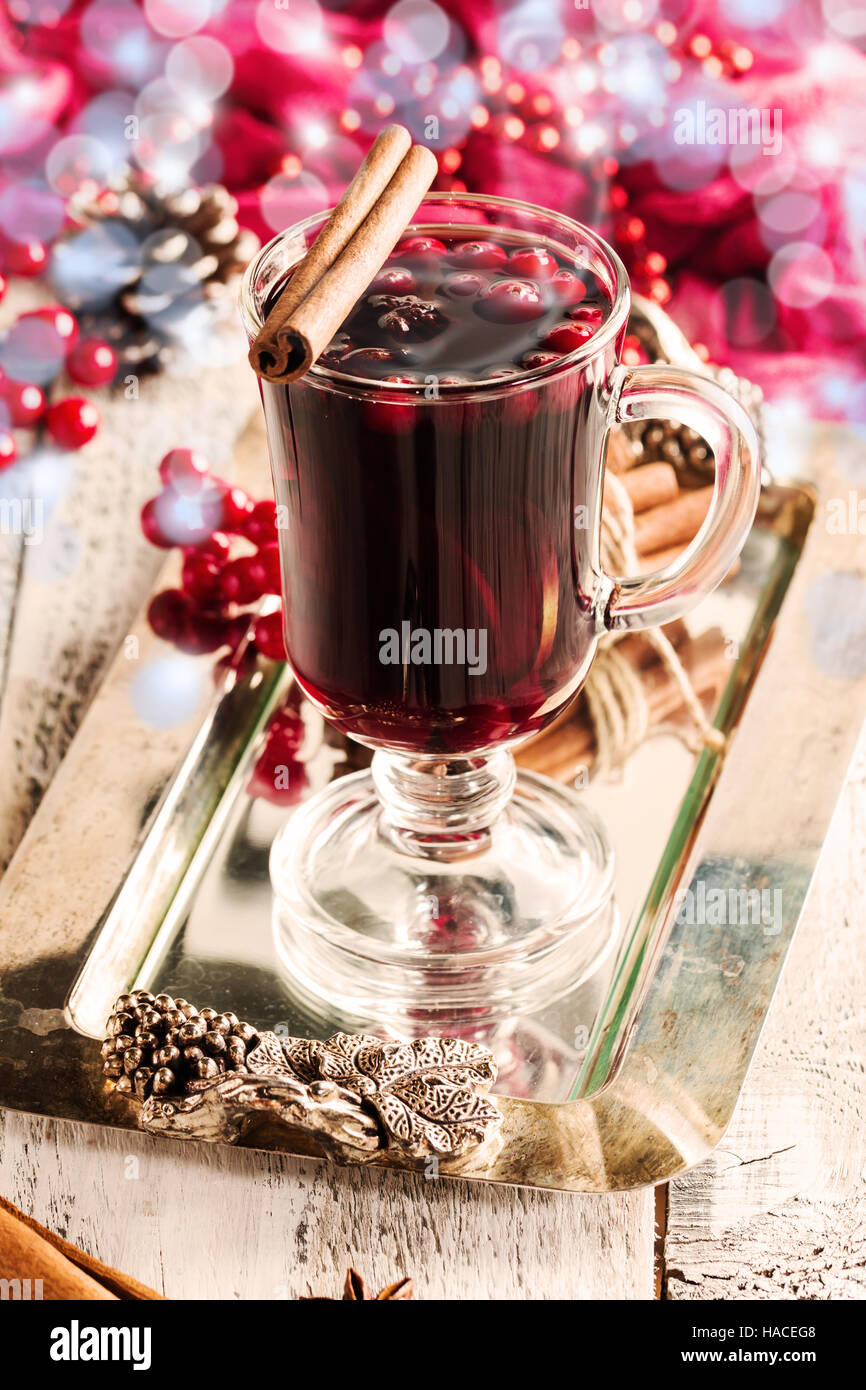hot mulled wine Stock Photo - Alamy