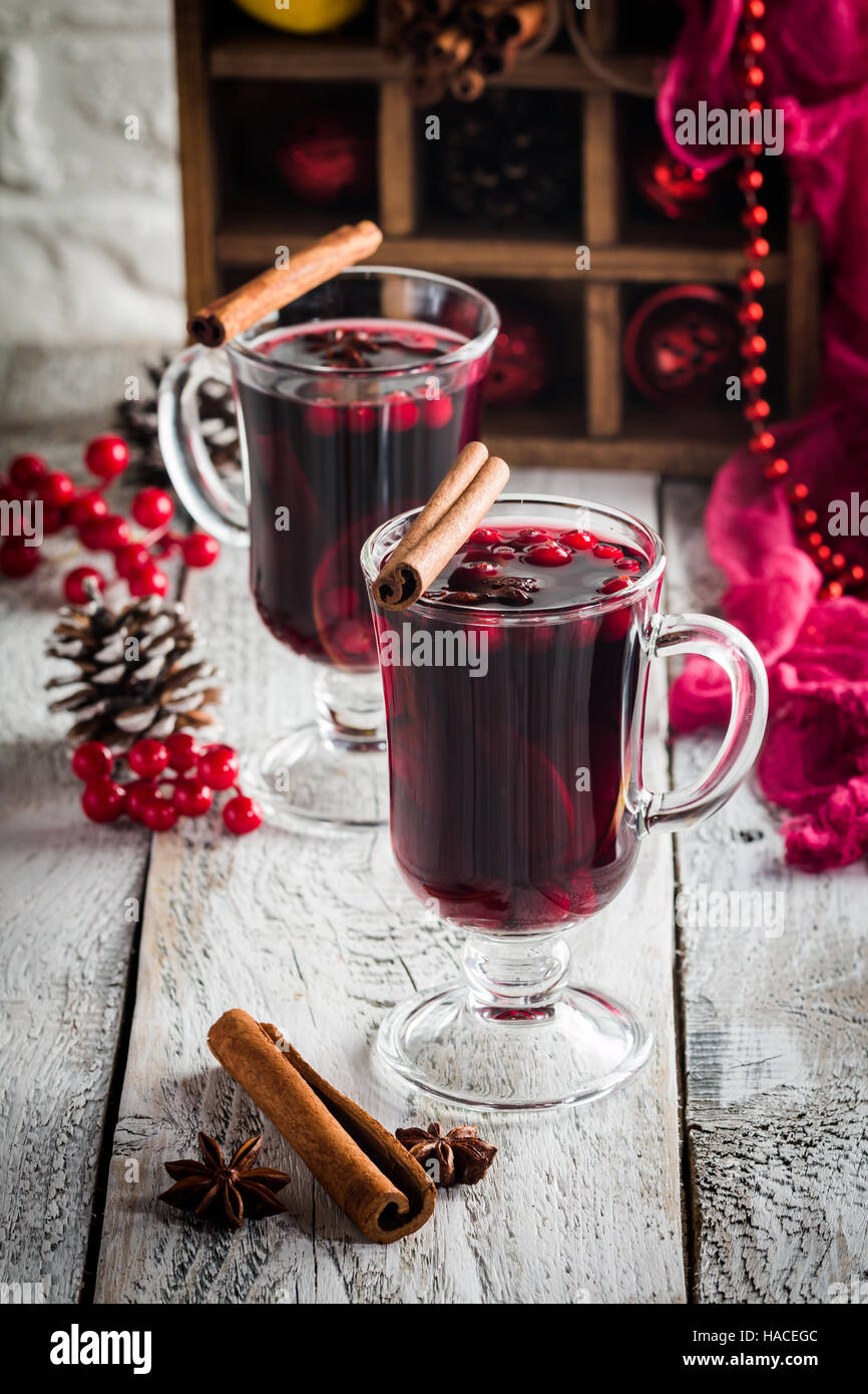 hot mulled wine Stock Photo - Alamy