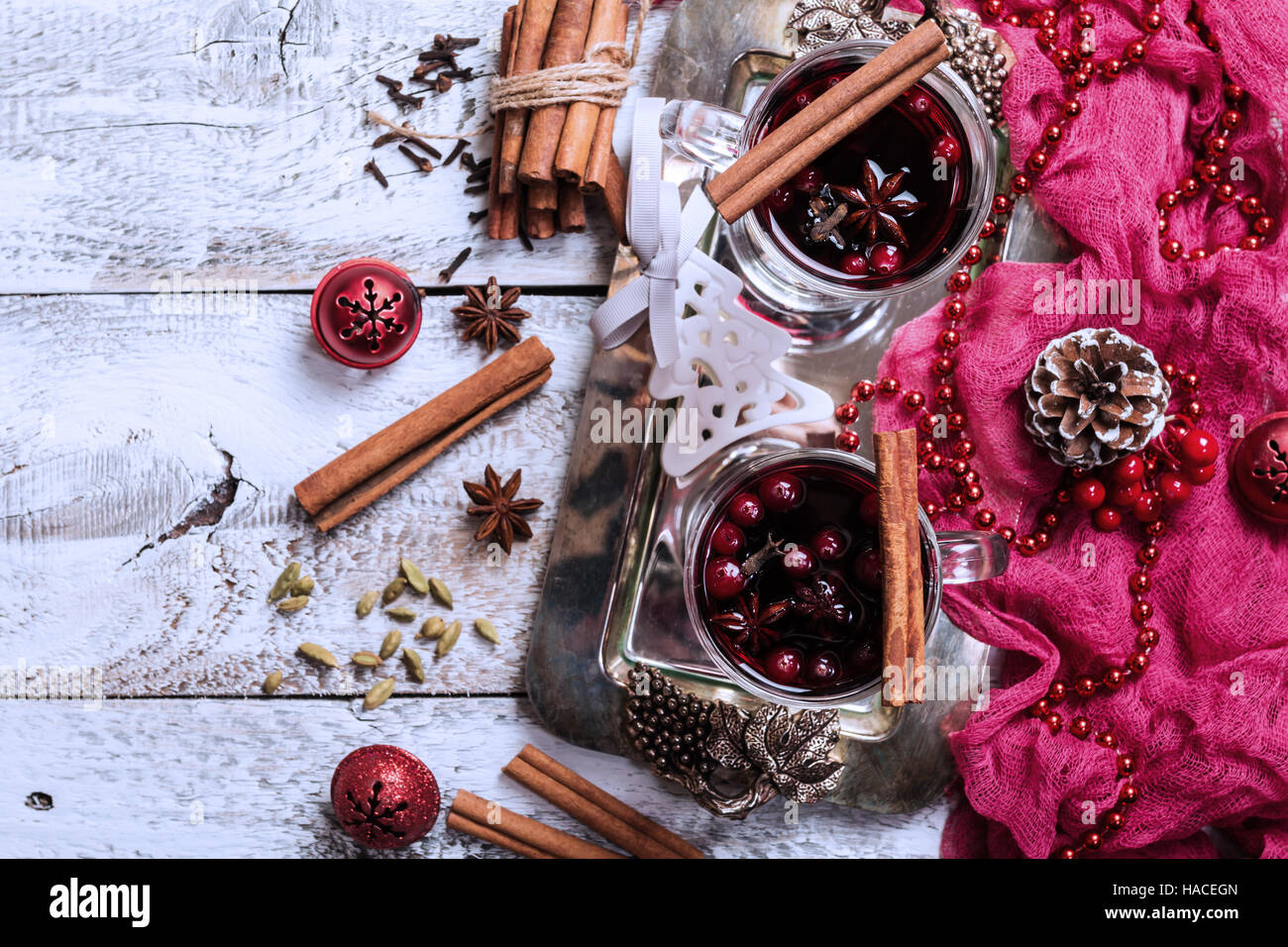 hot mulled wine Stock Photo - Alamy