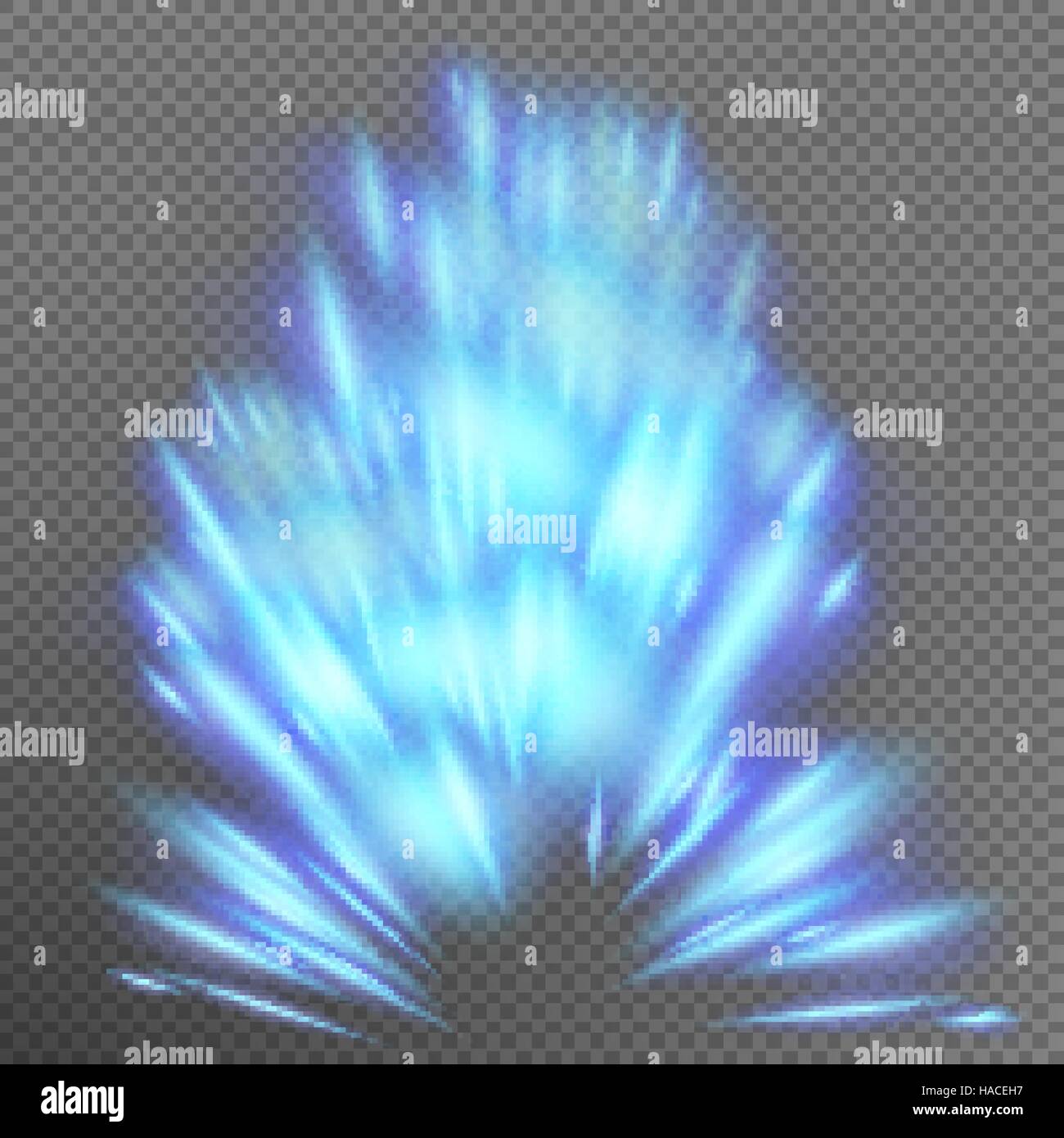 Blue abstract effect object burst. EPS 10 Stock Vector Image & Art - Alamy