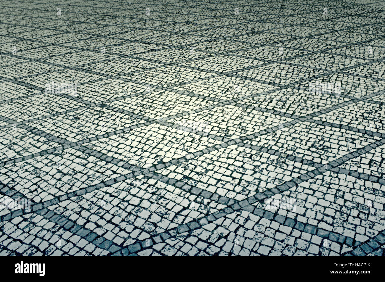 Urban street painted floor tiles, construction Stock Photo - Alamy