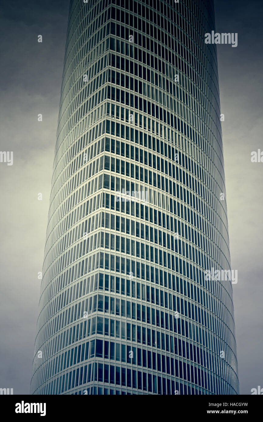 Modern building in urban city street, construction Stock Photo - Alamy