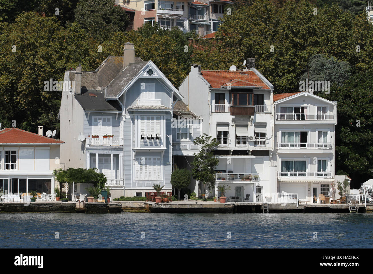 Buildings in Bosphorus Strait, Istanbul City, Turkey Stock Photo - Alamy