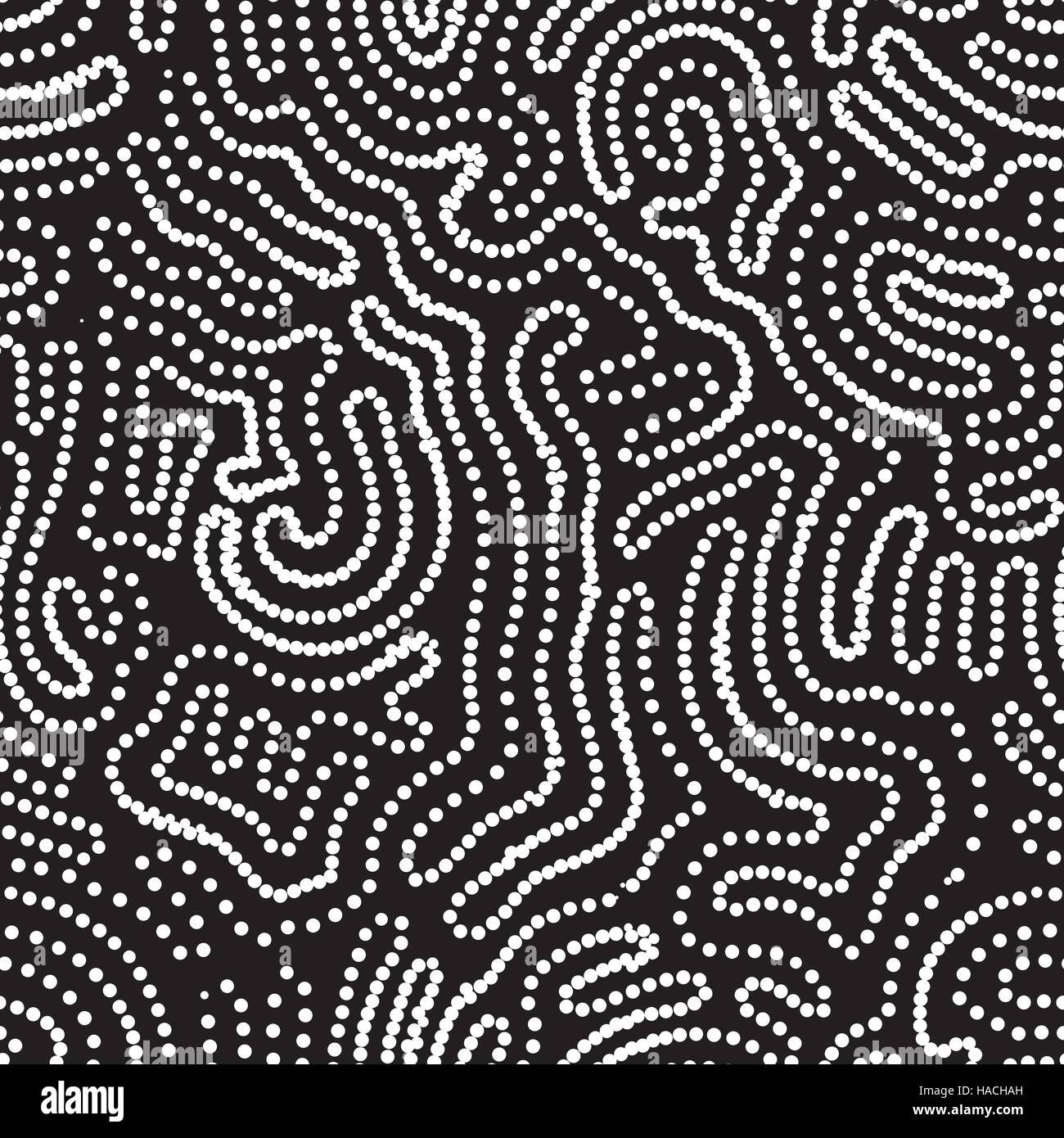 Vector geometric seamless pattern. Repeating abstract dots Stock Vector ...