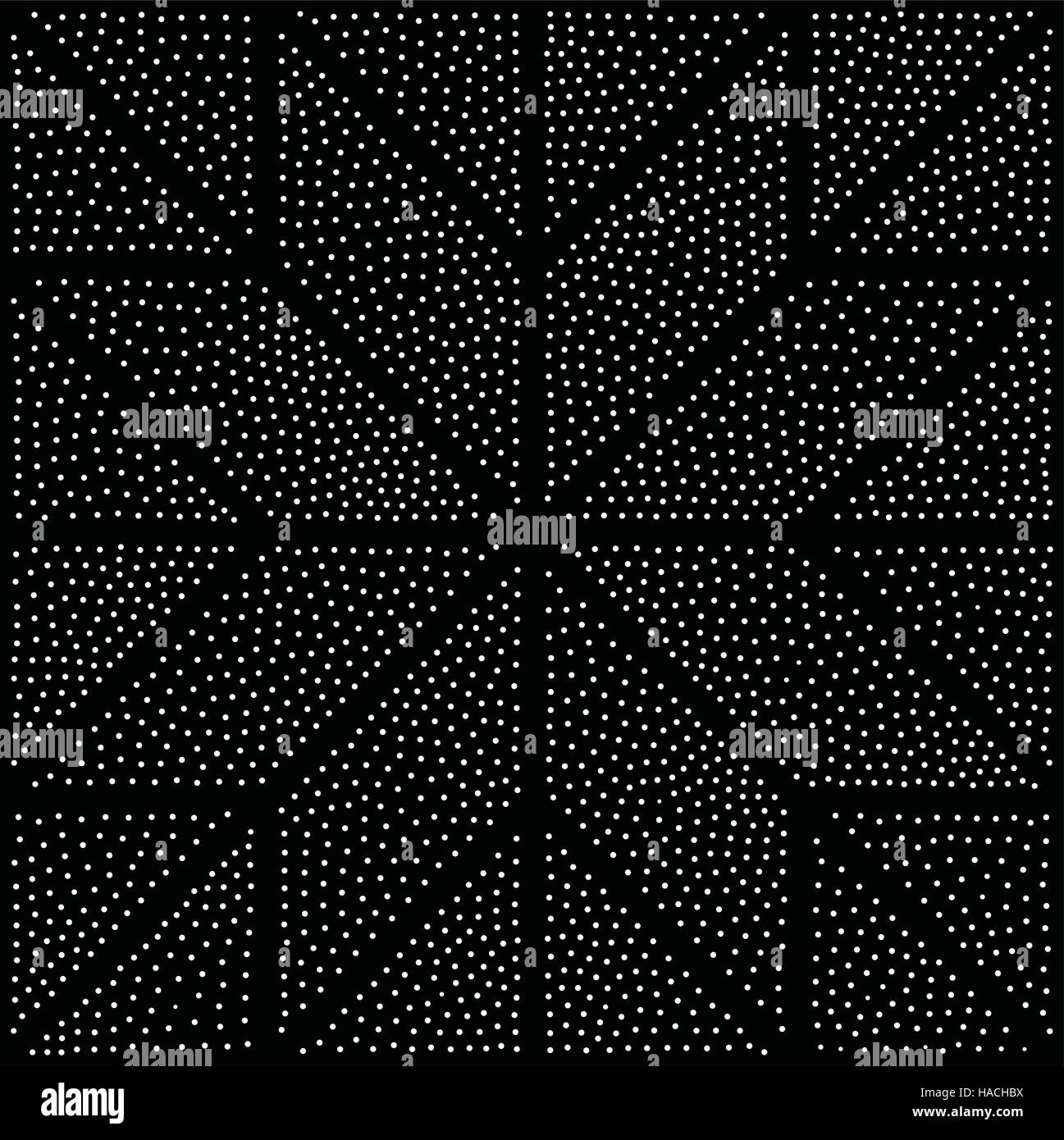 Vector geometric seamless pattern. Repeating abstract dots Stock Vector ...