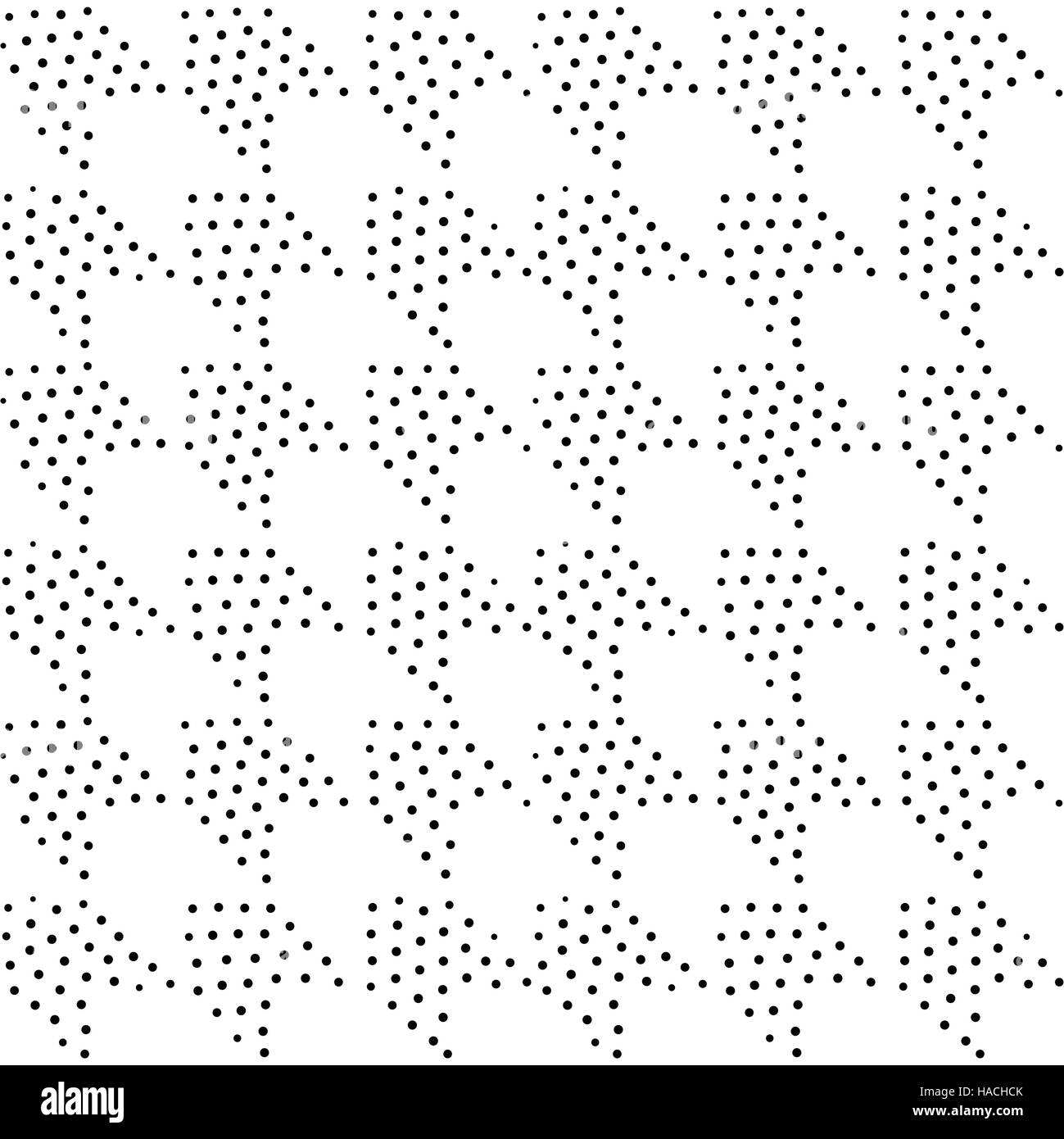 Vector geometric seamless pattern. Repeating abstract dots Stock Vector ...