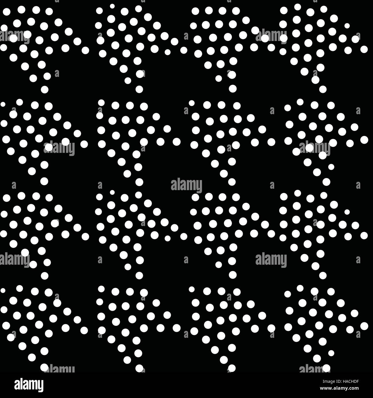 Vector geometric seamless pattern. Repeating abstract dots Stock Vector ...