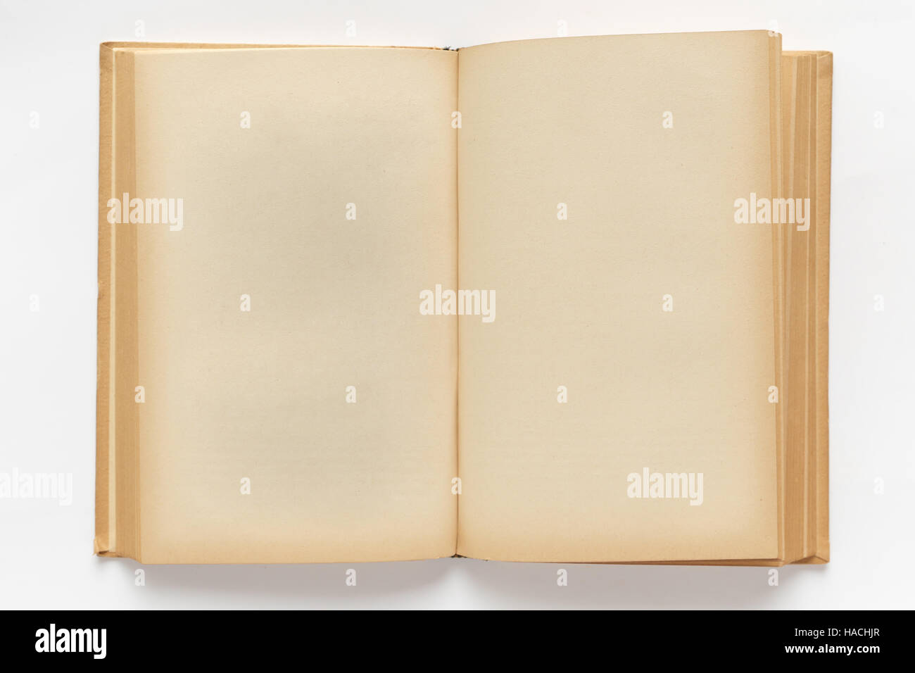 open book with empty pages on white background Stock Photo - Alamy