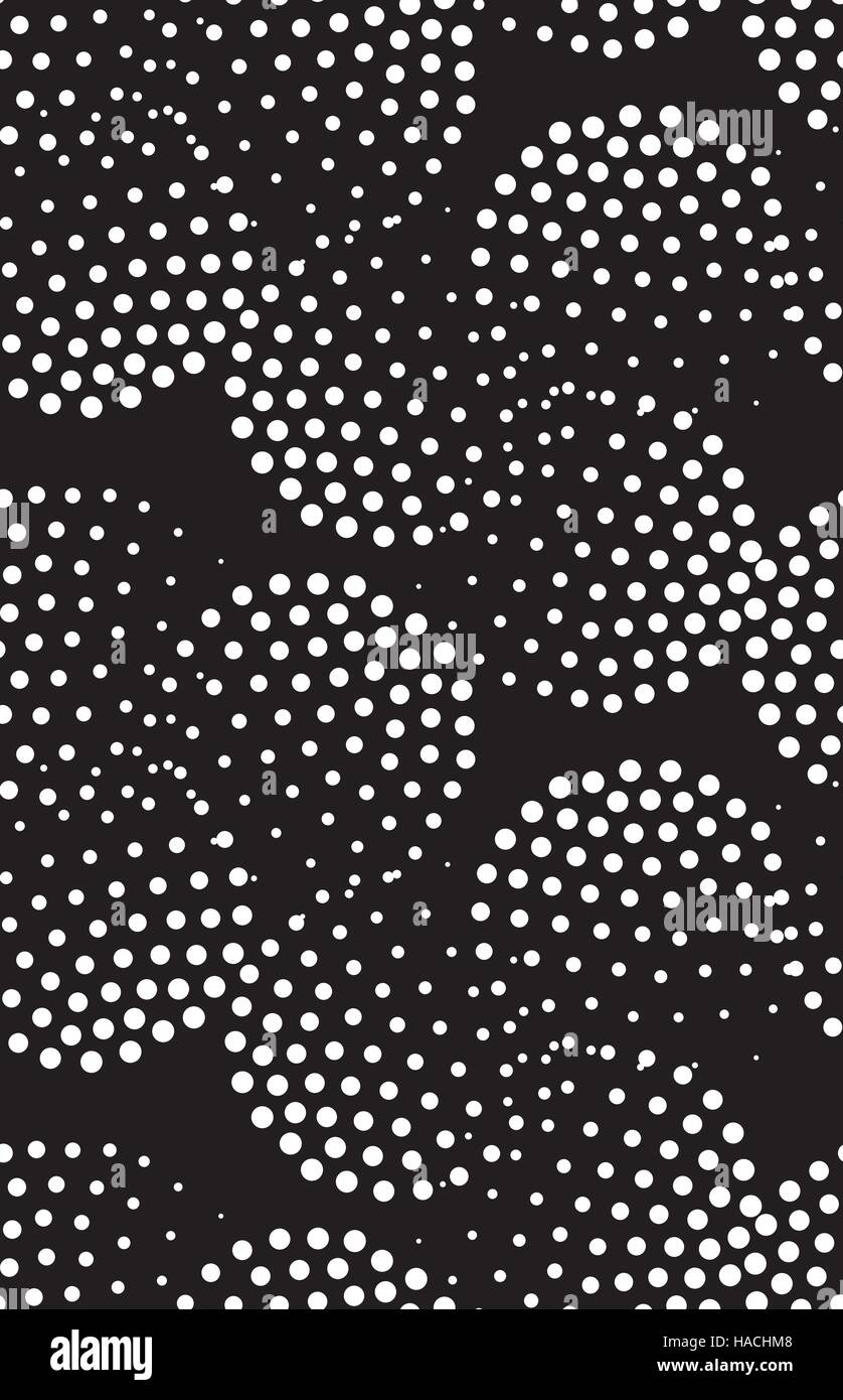 Vector geometric seamless pattern. Repeating abstract dots Stock Vector ...
