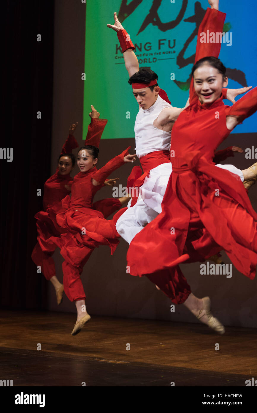 Traditional Chinese dance performed at a Cardiff University event at ...