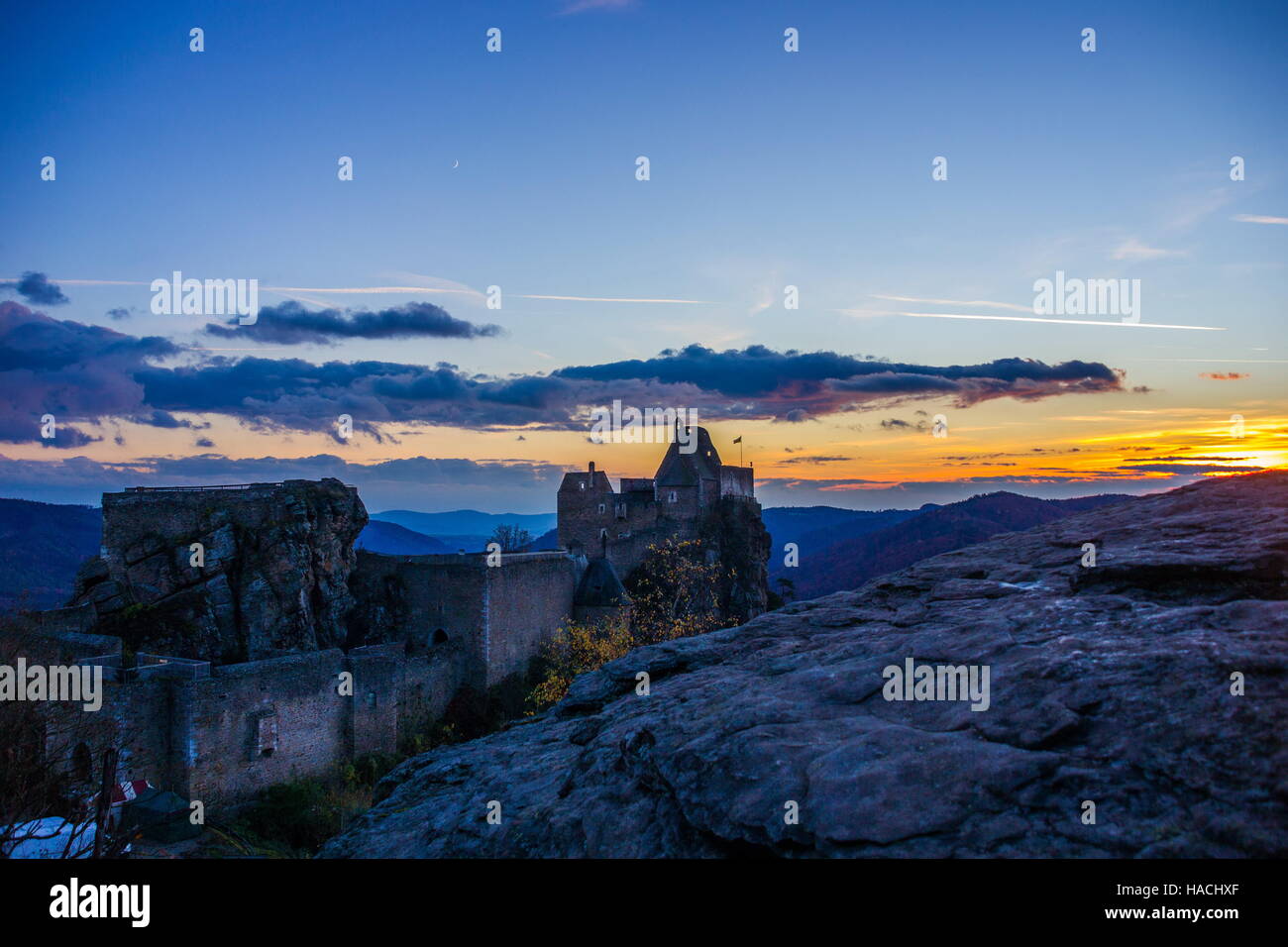 Aggstein Castle. Aggstein, Wachau, Austria Stock Photo - Alamy