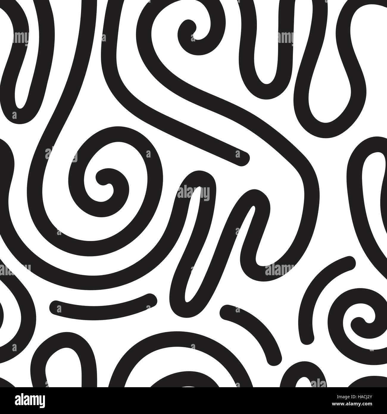 Repeating geometric scroll pattern Stock Vector Images - Alamy