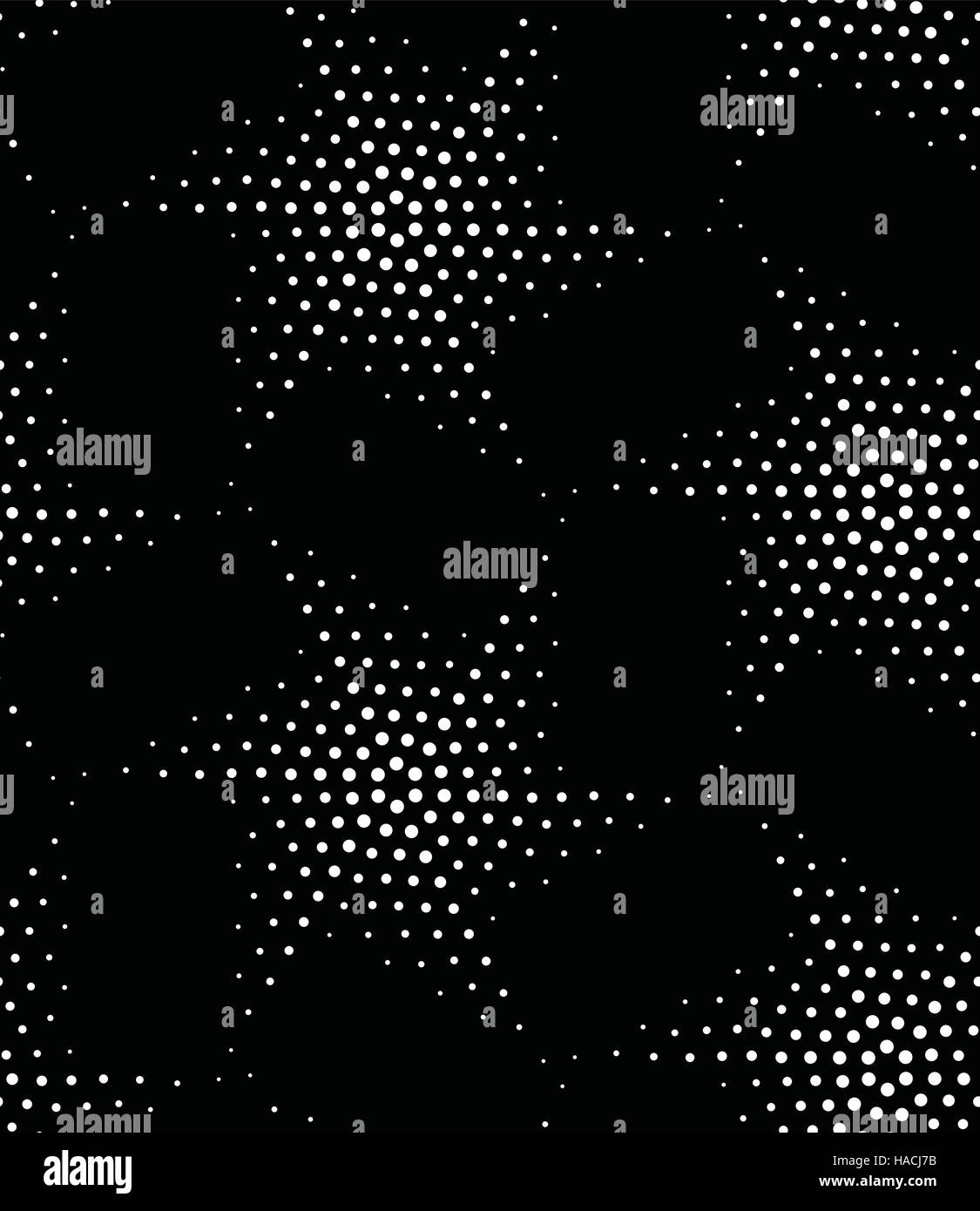Vector geometric seamless pattern. Repeating abstract dots Stock Vector ...