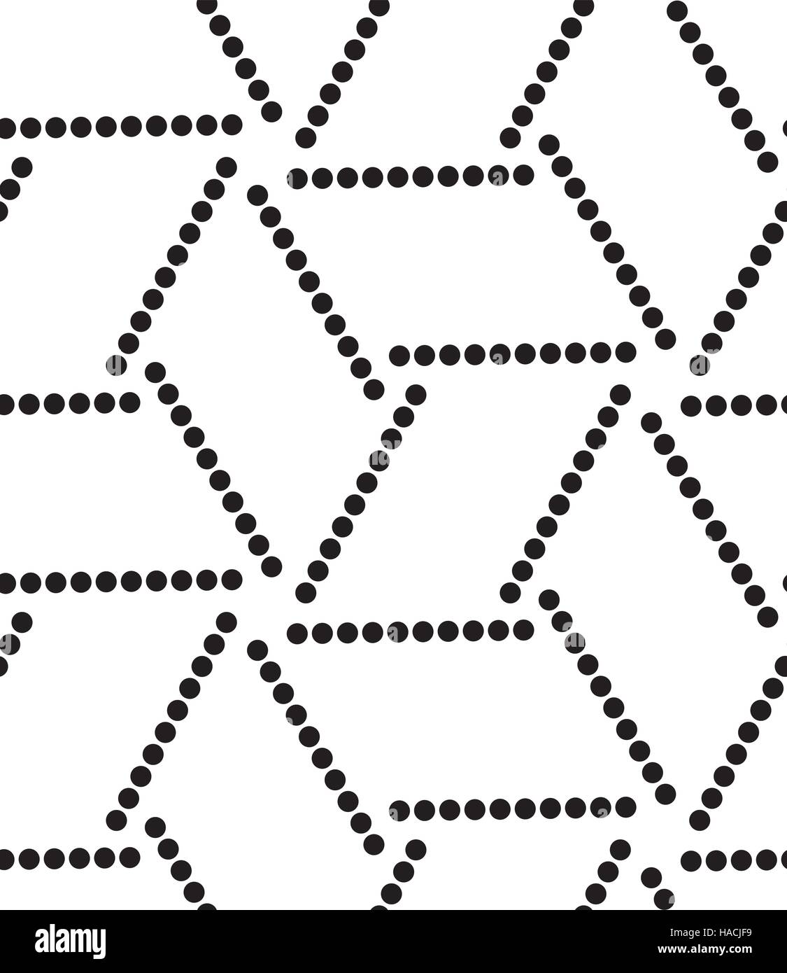 Vector seamless pattern. Modern geometric dots background Stock Vector ...