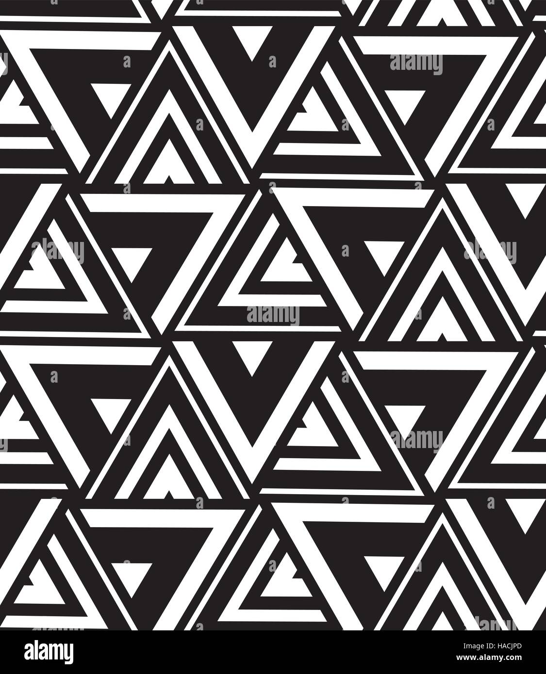 Vector geometric seamless pattern. Modern triangle texture, repe Stock ...