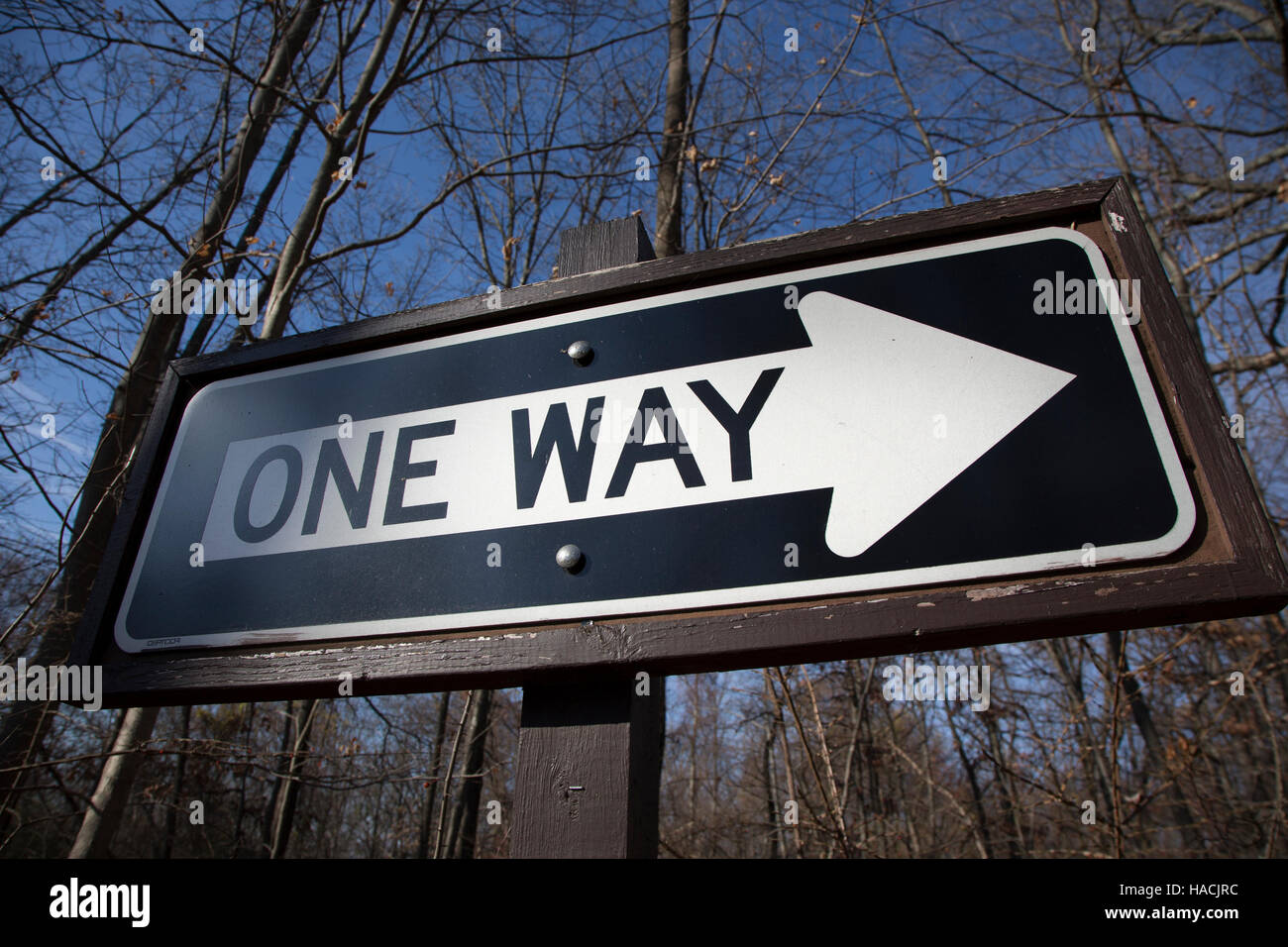 One way sign hi-res stock photography and images - Alamy