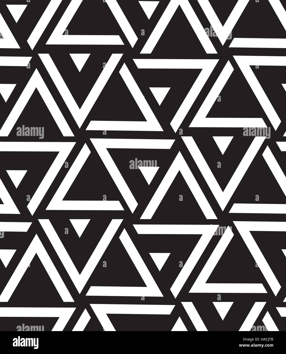 Vector geometric seamless pattern. Modern triangle texture, repe Stock ...