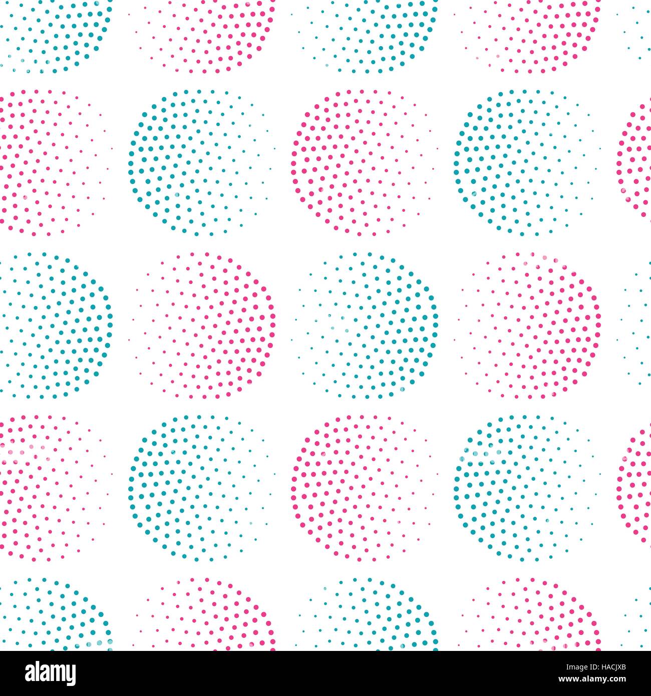 Vector geometric seamless pattern. Repeating abstract circles gr Stock ...