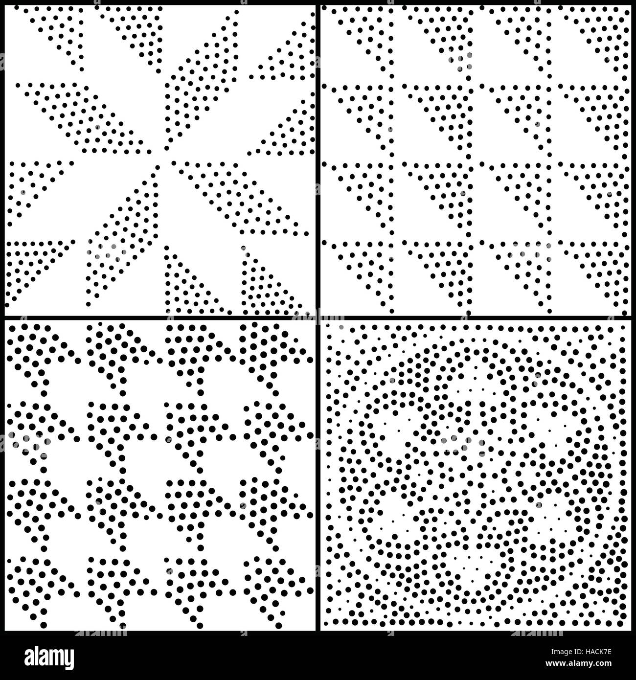 Vector abstract geometric seamless pattern. Repeating gradation Stock ...