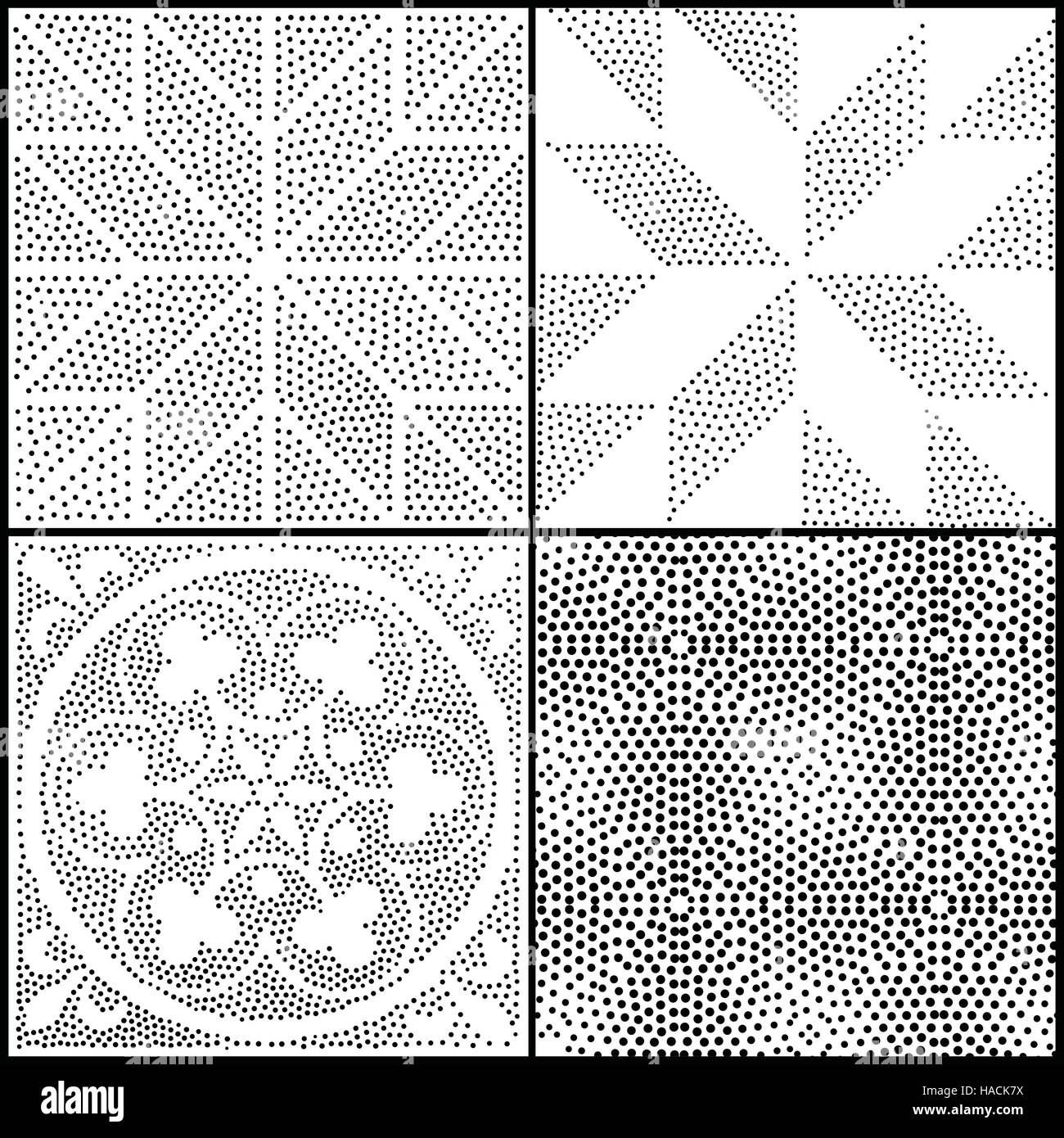 Vector abstract geometric seamless pattern. Repeating gradation Stock ...