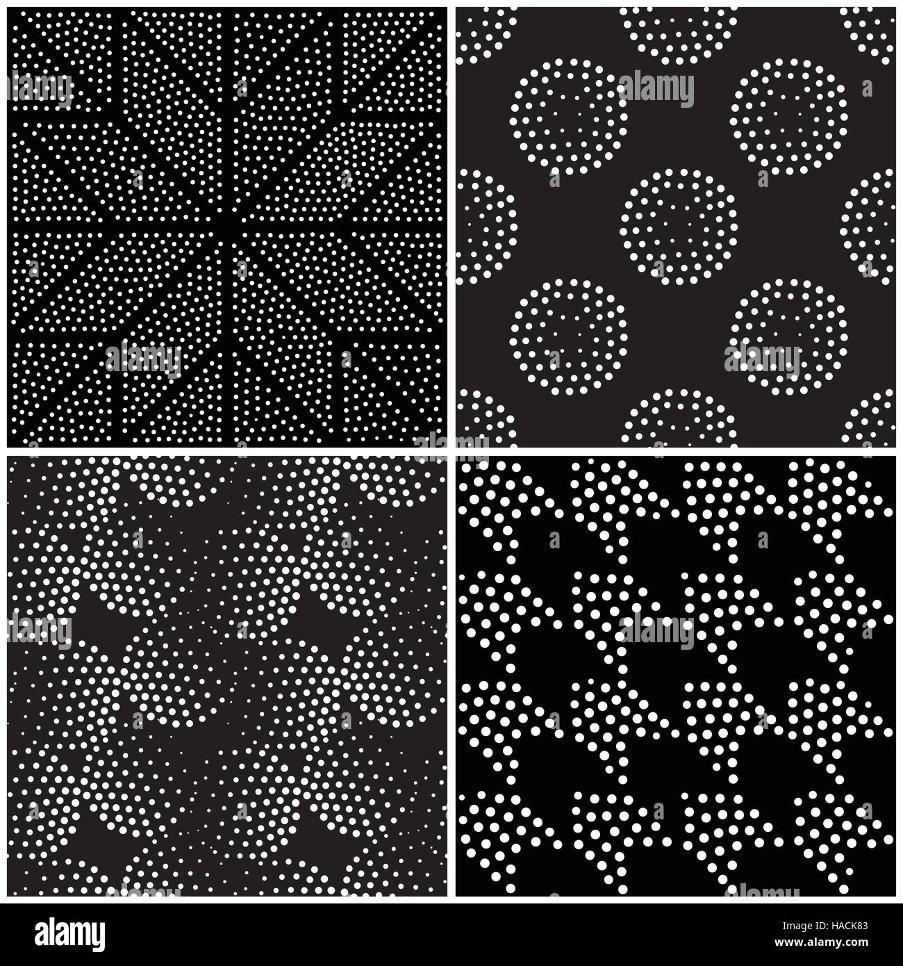 Vector abstract geometric seamless pattern. Repeating gradation Stock ...